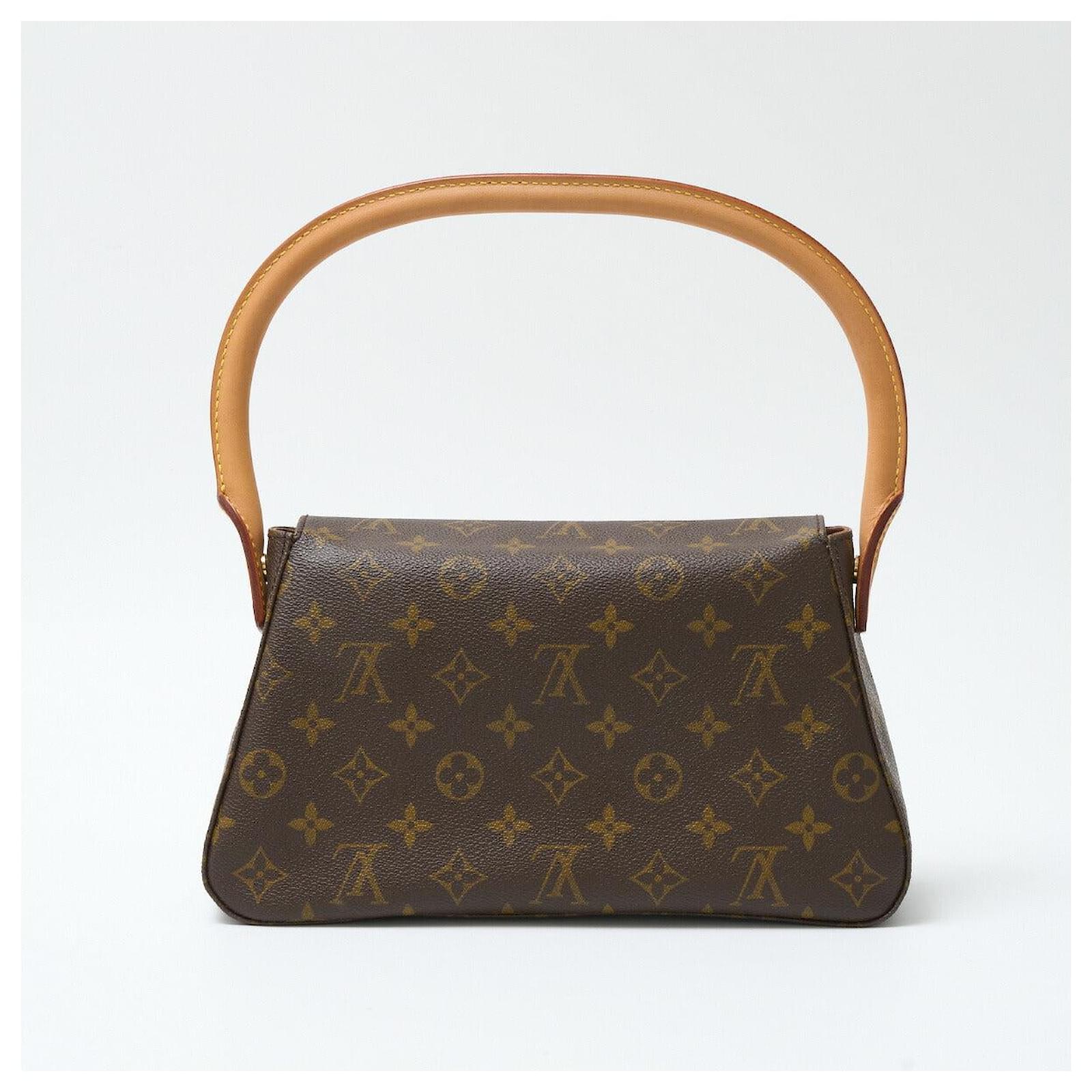 Louis Vuitton Mini Looping Monogram Canvas Bag Brown Cloth ref.2204747 ...