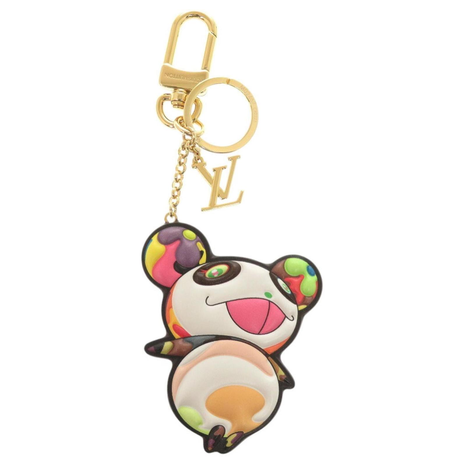 Louis Vuitton LV x TM Keychain Black Pink White Multiple colors ref ...