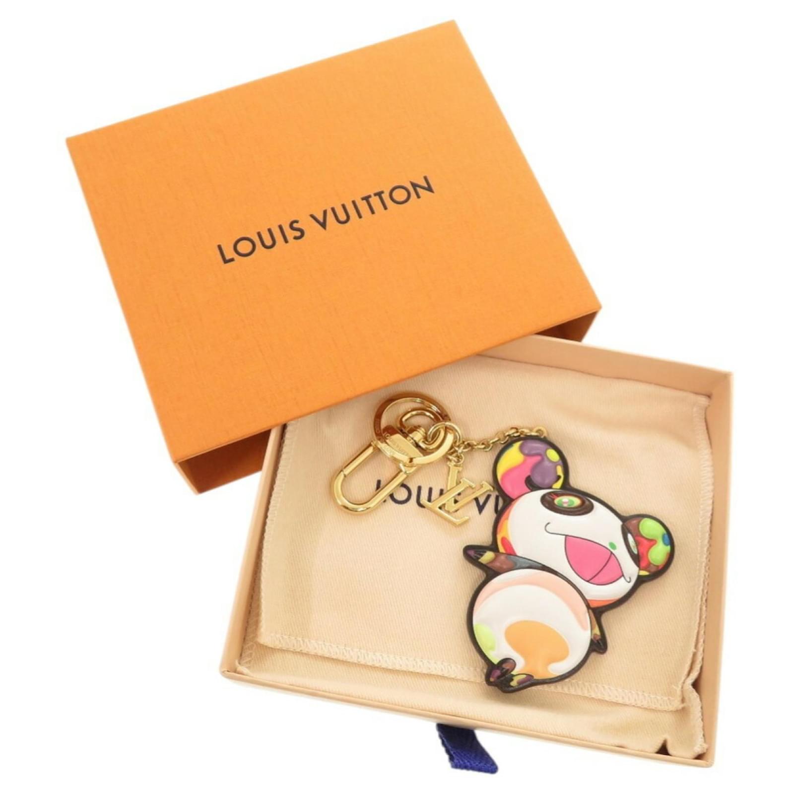 Louis Vuitton LV x TM Keychain Black Pink White Multiple colors ref ...