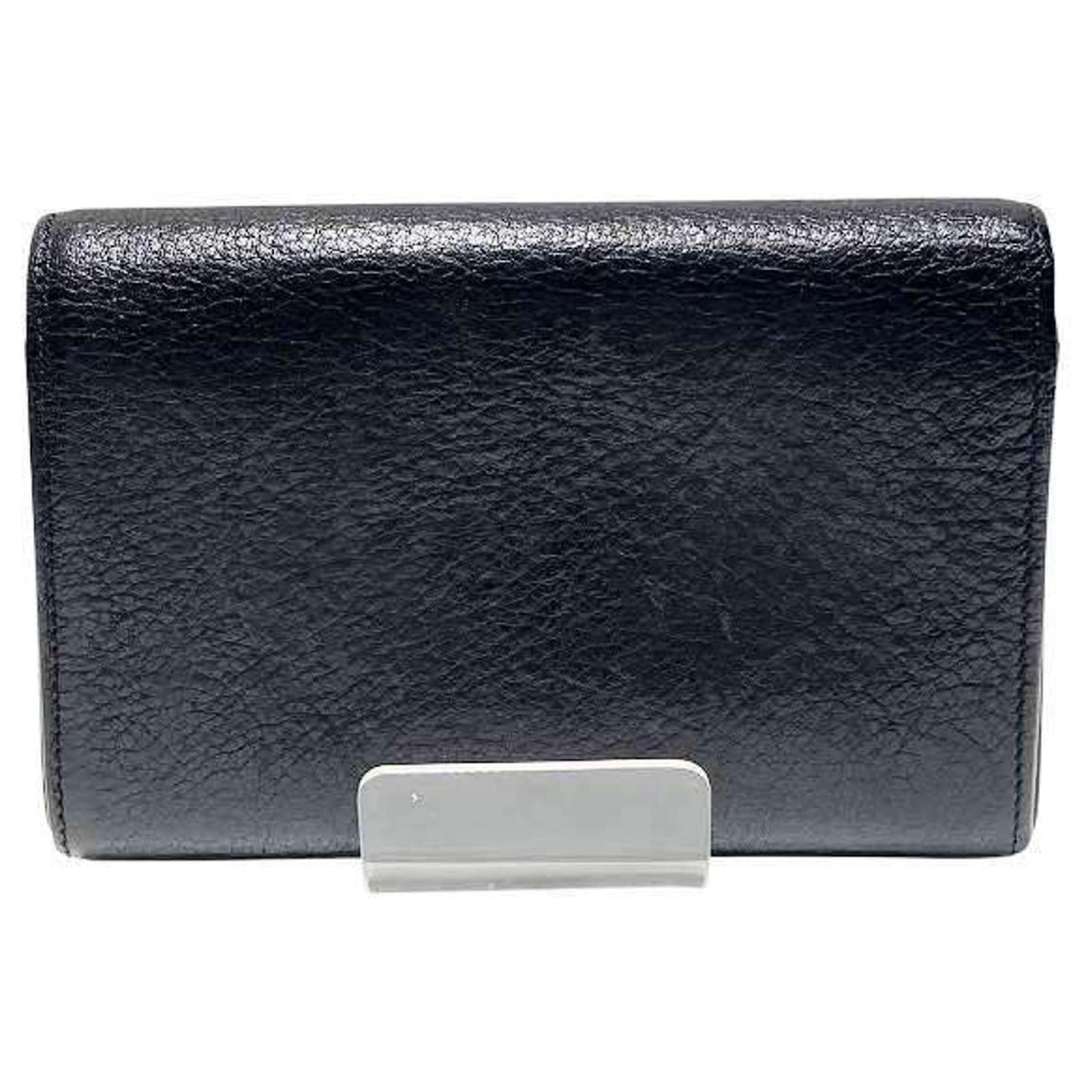Cartier Black Leather Bi-fold Wallet ref.2226006 - Joli Closet
