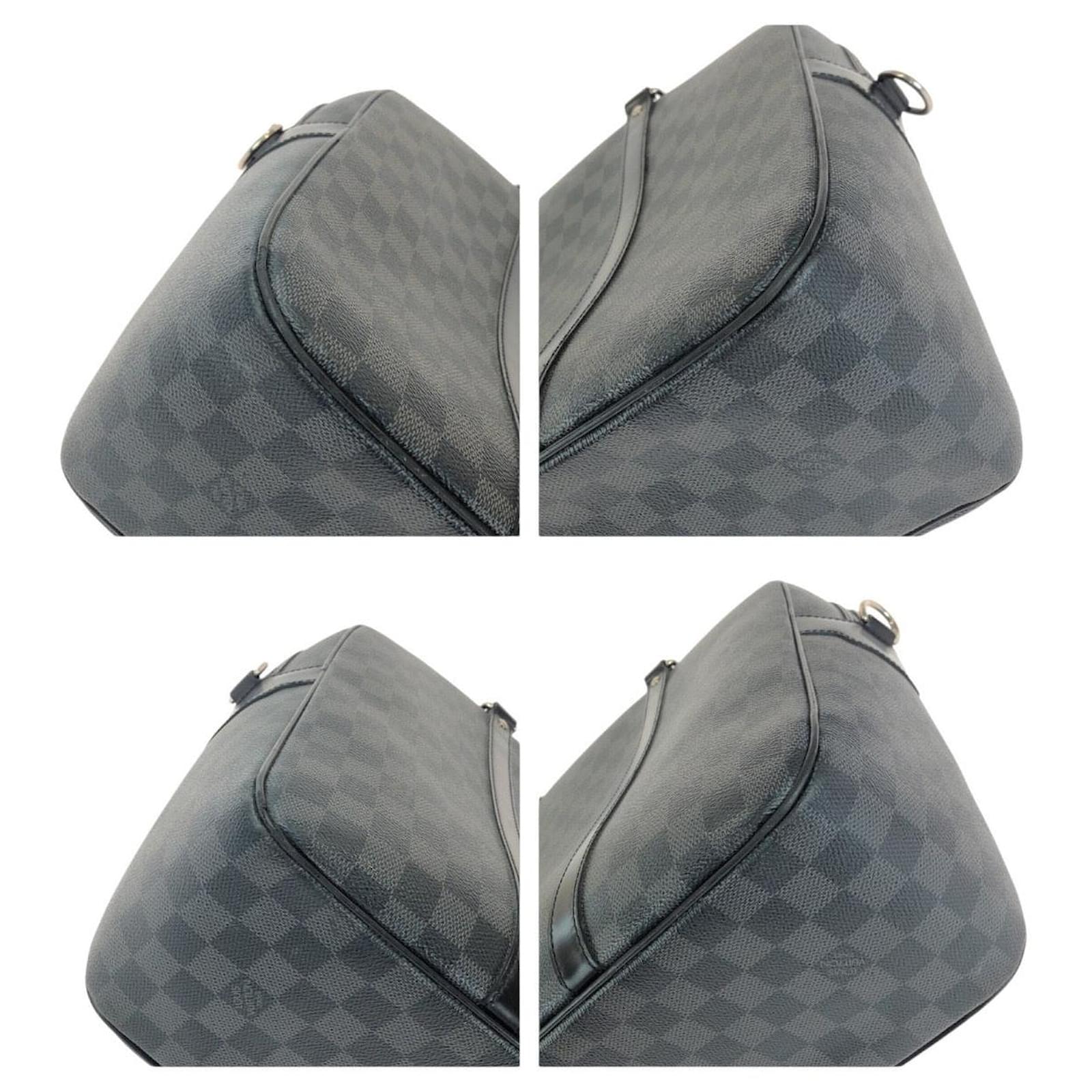 Louis Vuitton Yorne Damier Graphite Briefcase Black Cloth ref.2227602 ...