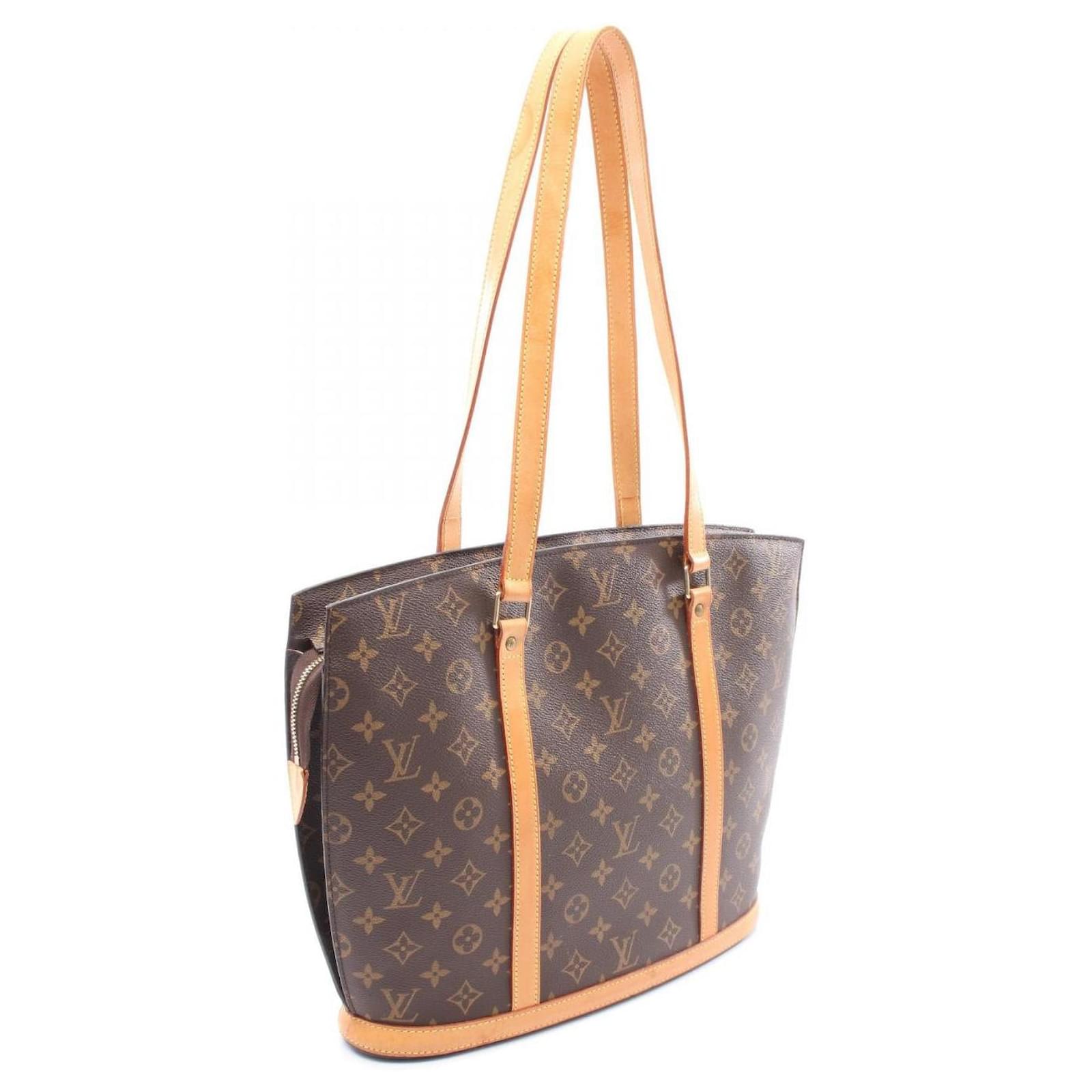 Louis Vuitton Babylon Monogram Coated Canvas Shoulder Bag Brown Cloth ...