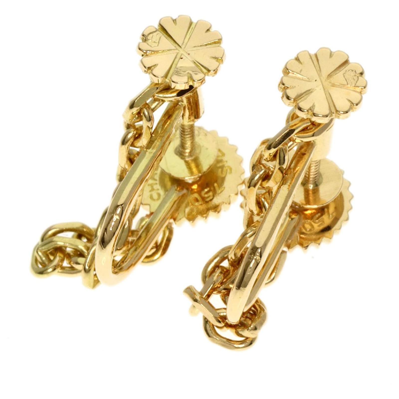 Chaumet Diamond Earrings in 18K Yellow Gold ref.2230561 - Joli Closet