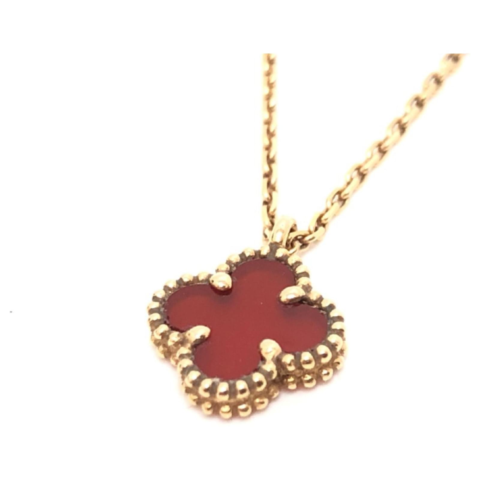 Van Cleef & Arpels Sweet Alhambra Golden Pink gold ref.2239281 - Joli ...