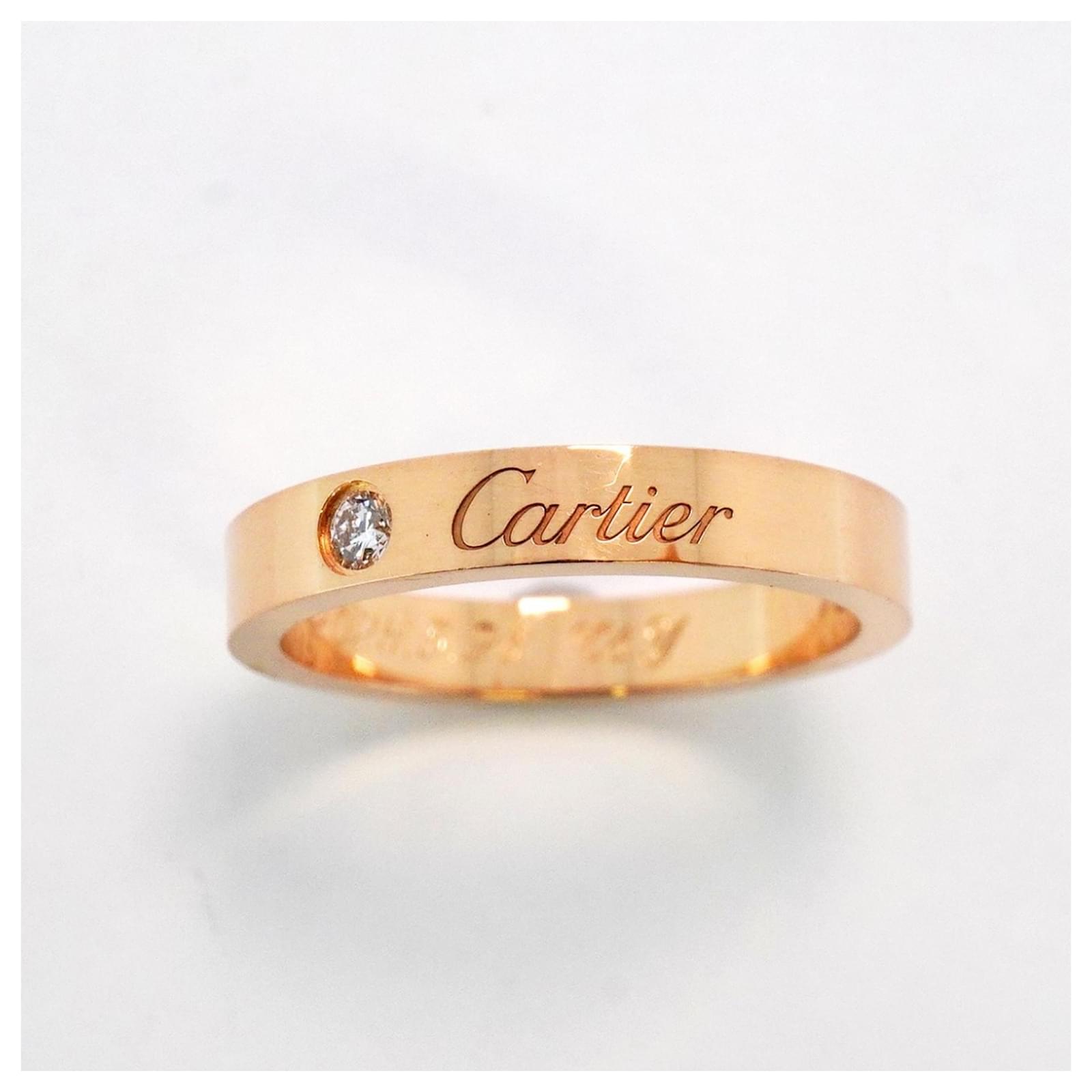 Cartier Engraved Golden Pink gold ref.2249337 - Joli Closet