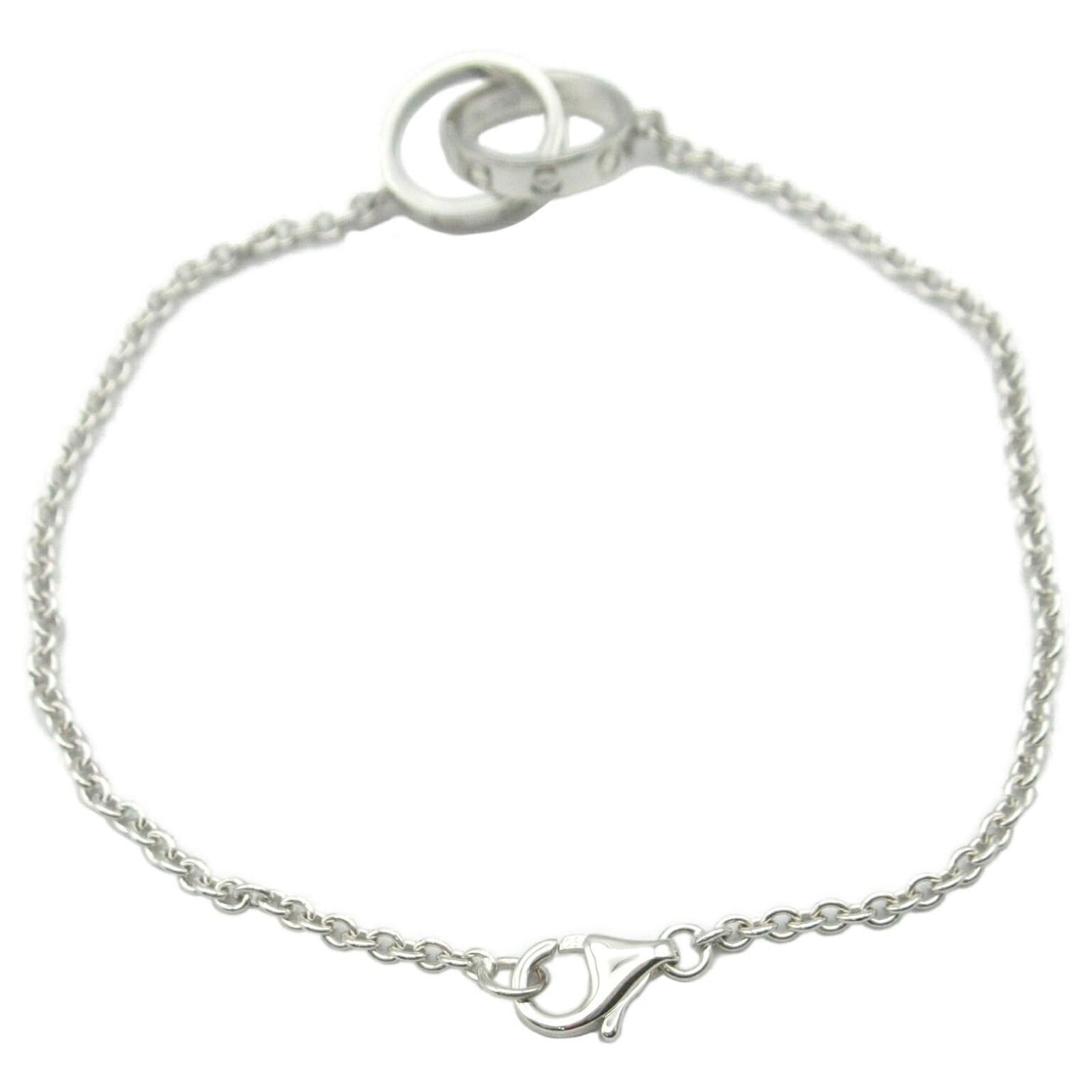 Cartier Baby Love Au750 Bracelet Size 17 Silvery Metallic Metal ref ...