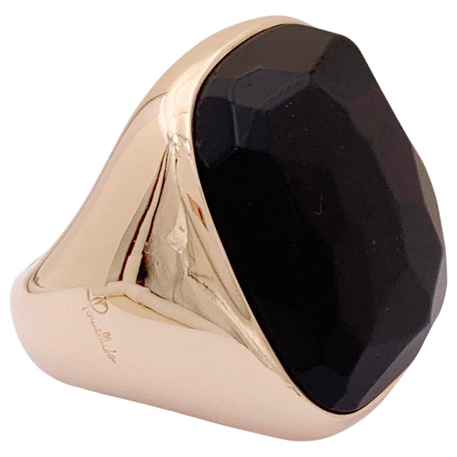 Pomellato 'Victoria' ring, rose gold, jet. Pink gold ref.2296432 - Joli ...