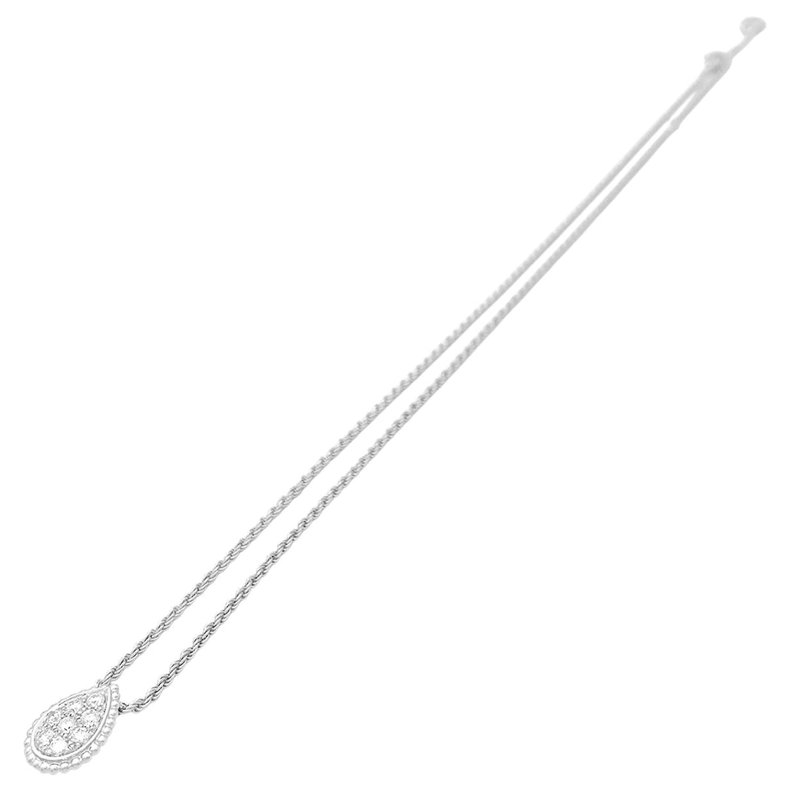 BOUCHERON necklace, Serpent Bohème, white gold and diamonds. ref ...