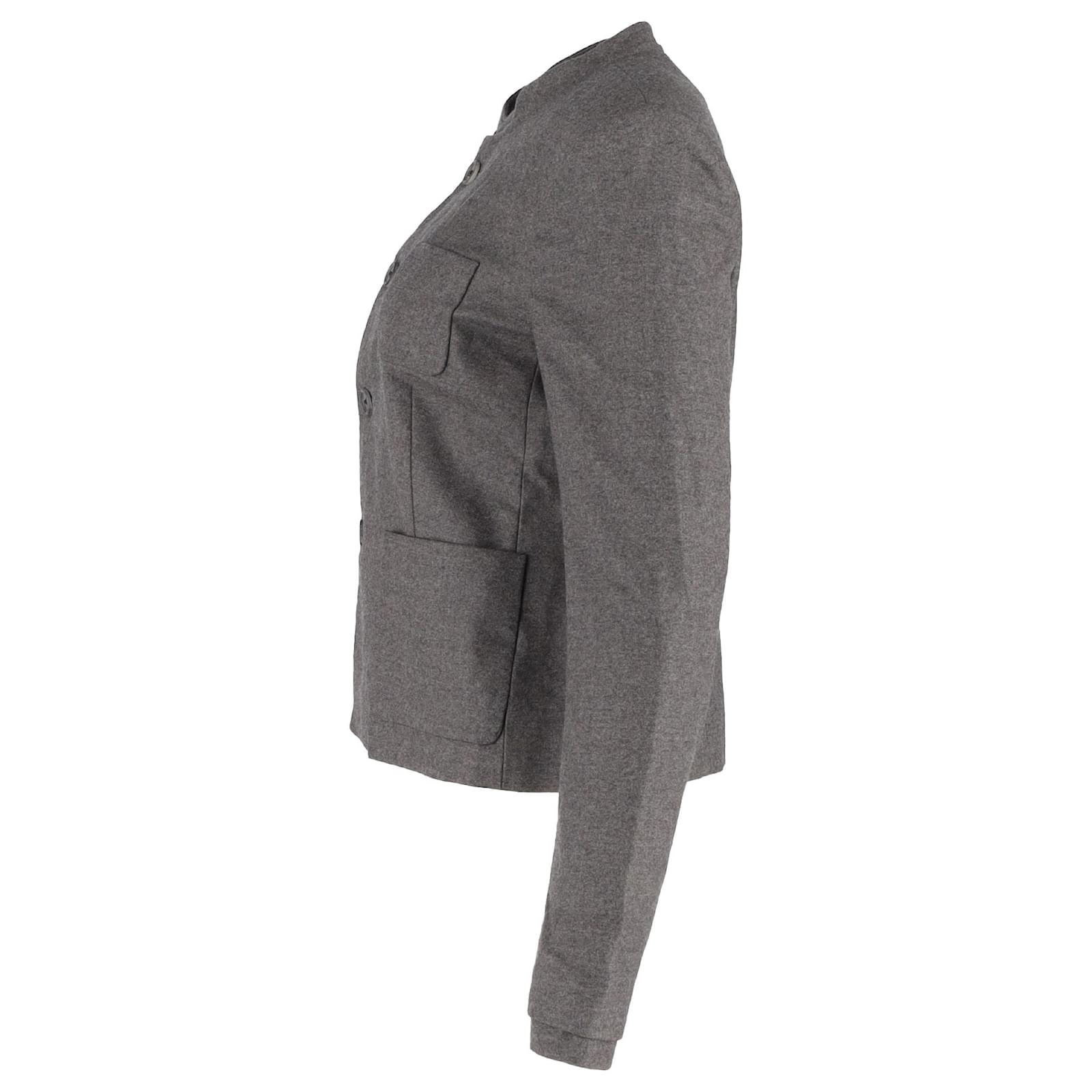Joseph Buttoned Jacket in Grey Wool ref.2316746 - Joli Closet
