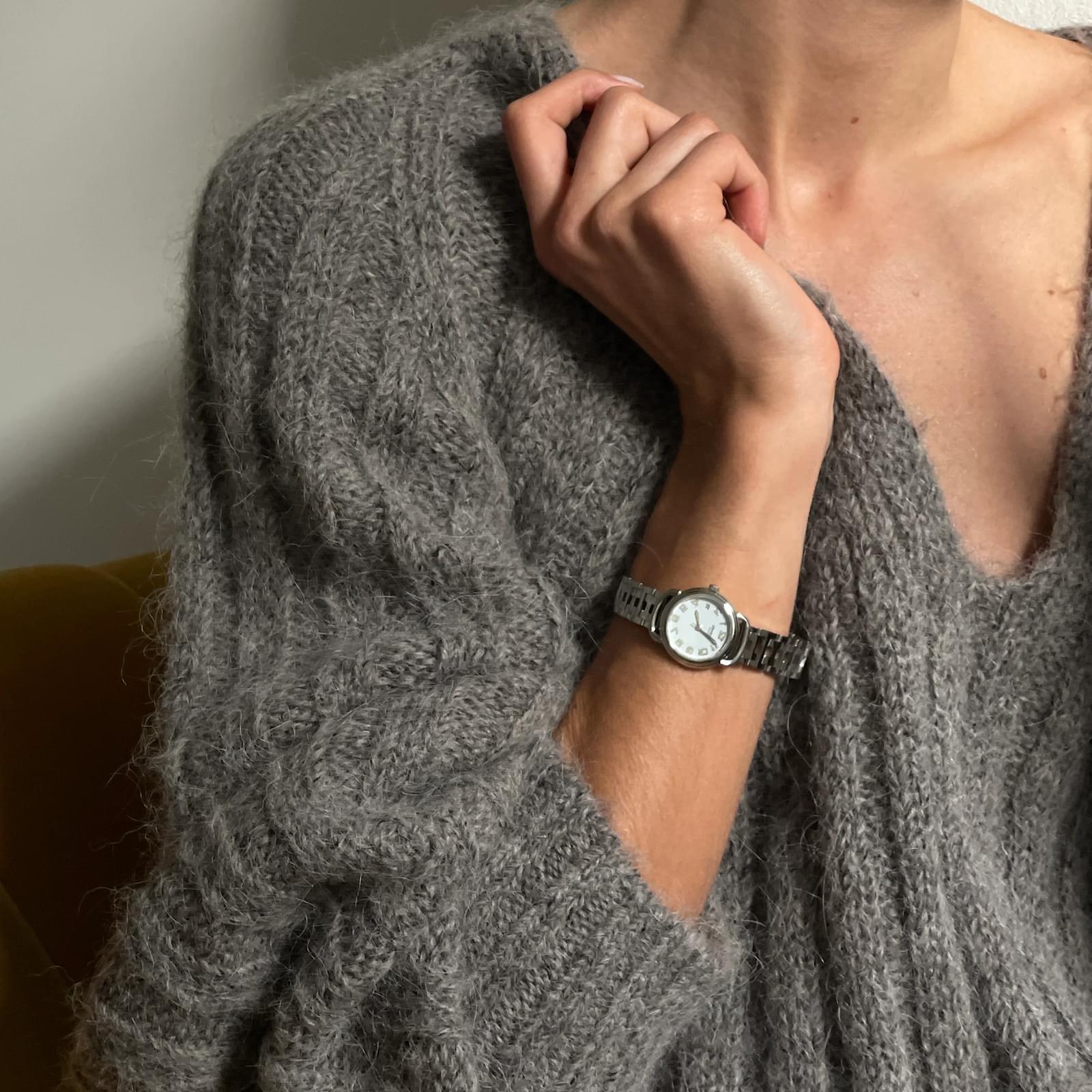 Hermès Pullman watch (model PU2.210). Silvery Steel ref.2360458 - Joli ...