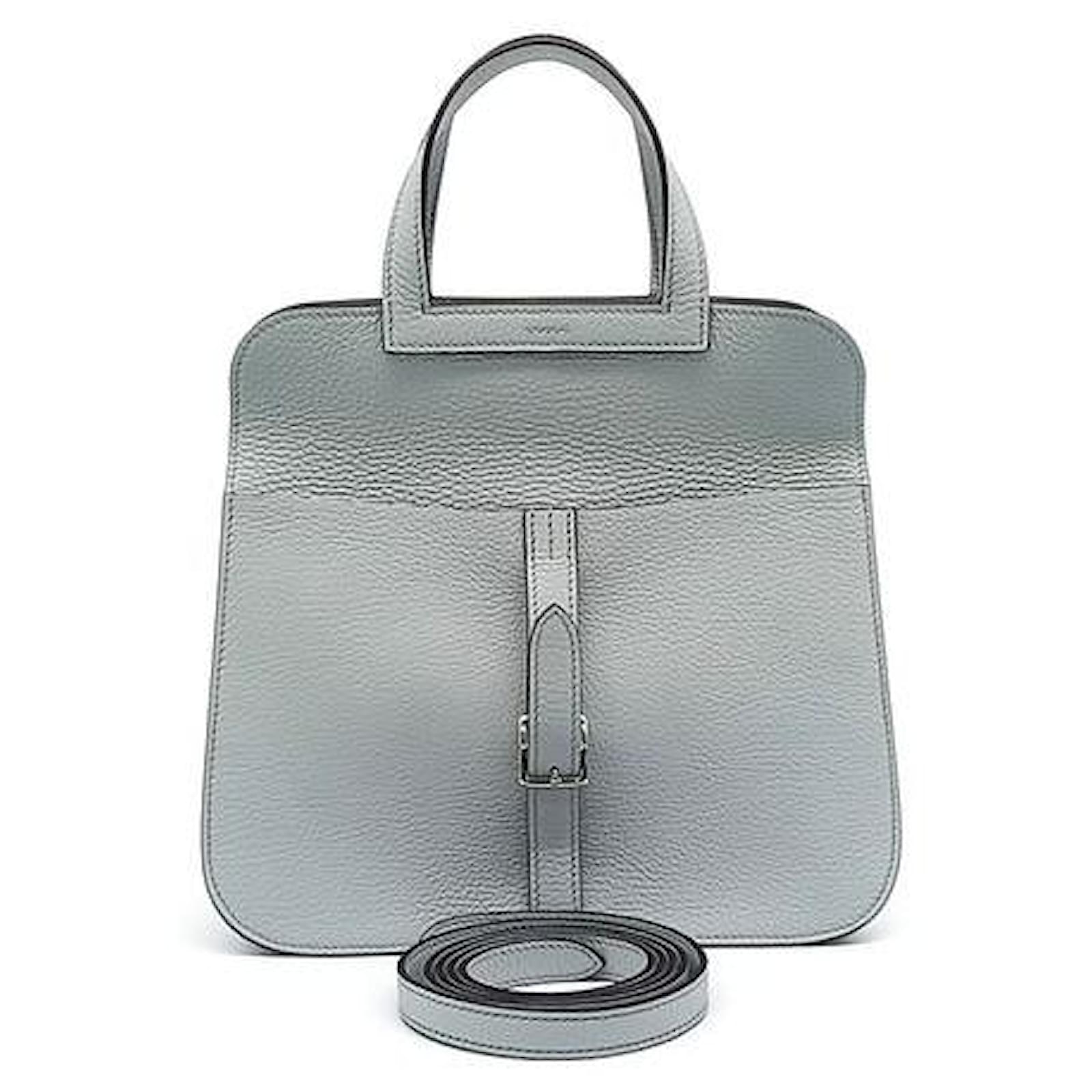 Hermès Halzan Bag 25 (u) (10227631) Blue ref.2380504 - Joli Closet