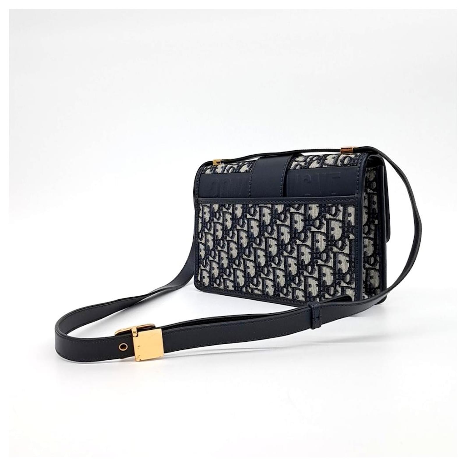 Christian Dior Oblique 30 Montaign Bag M9203 (10124025) Blue ref ...