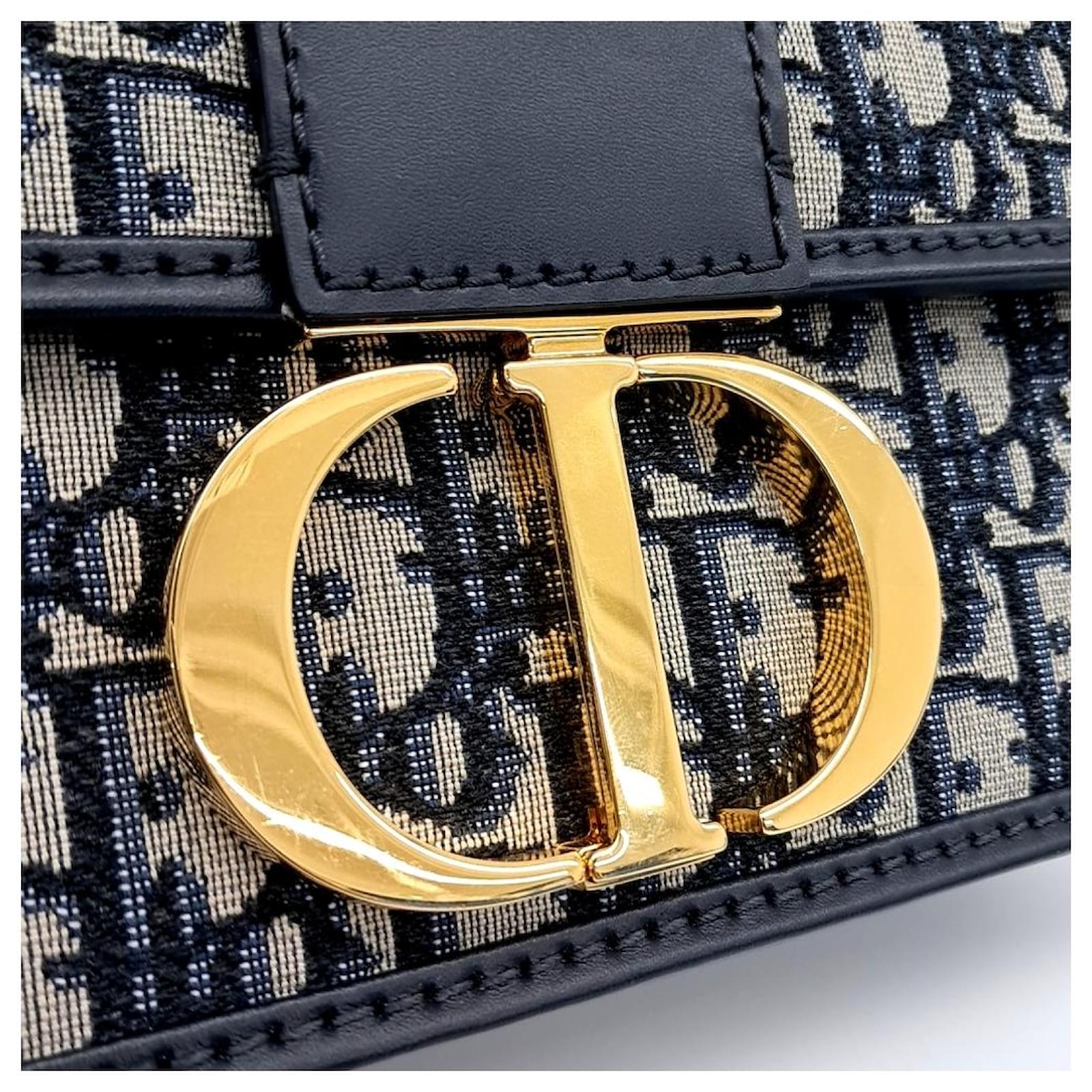 Christian Dior Oblique 30 Montaign Bag M9203 (10124025) Blue ref ...