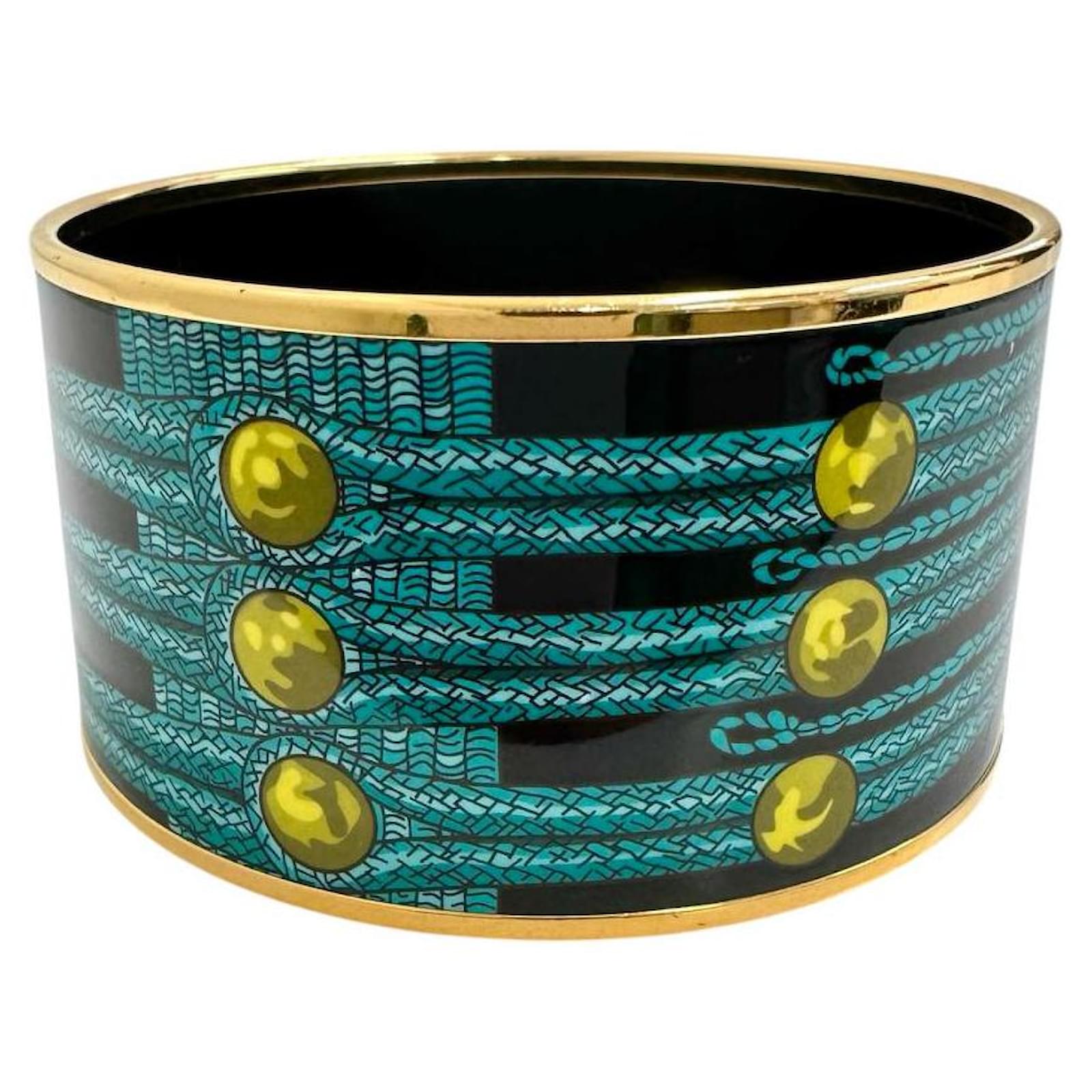 Hermès Hermes Email TGM Bangle Multiple colors Metal ref.2393413 - Joli ...