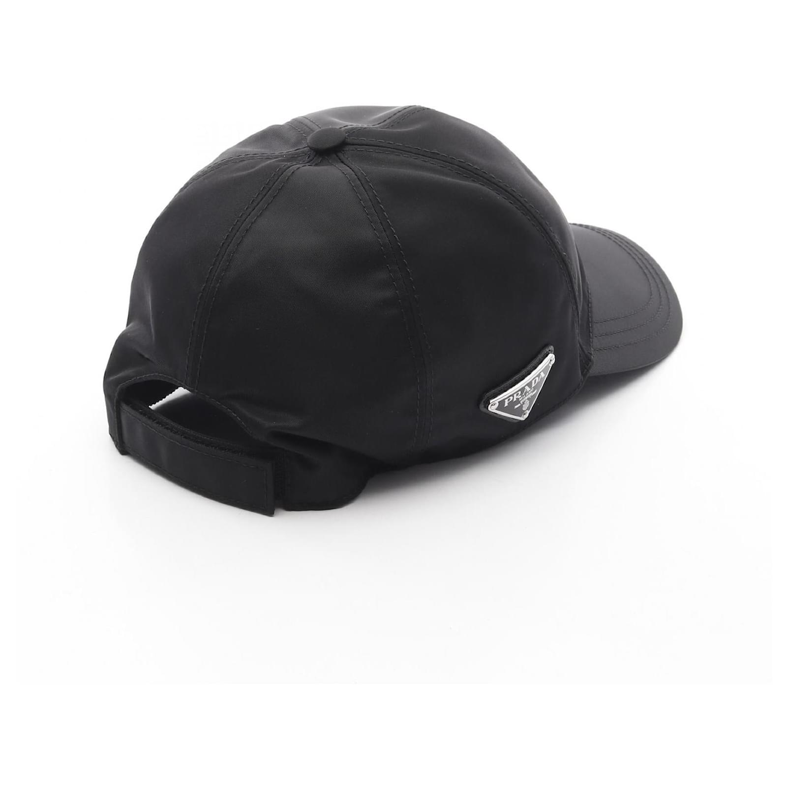 Prada Re Nylon Baseball Cap Nylon Cap Black ref.2385610 - Joli Closet