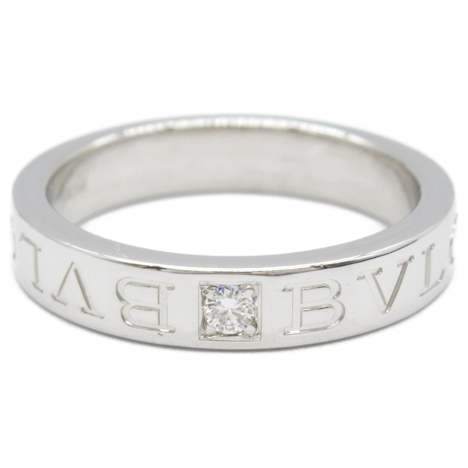 BVLGARI Bulgari Bulgari Au750 Diamond Ring Size 13 Metal ref.2460513 ...