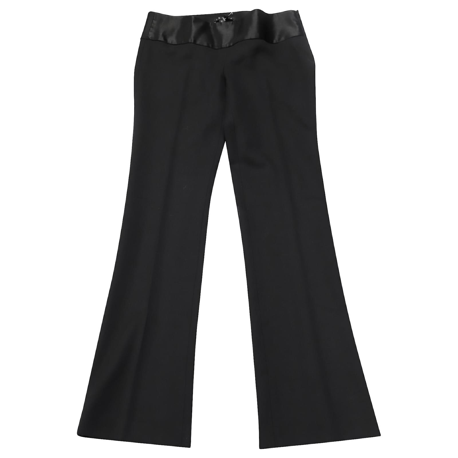 Theory Ross Trousers in Black Wool ref.2461550 - Joli Closet
