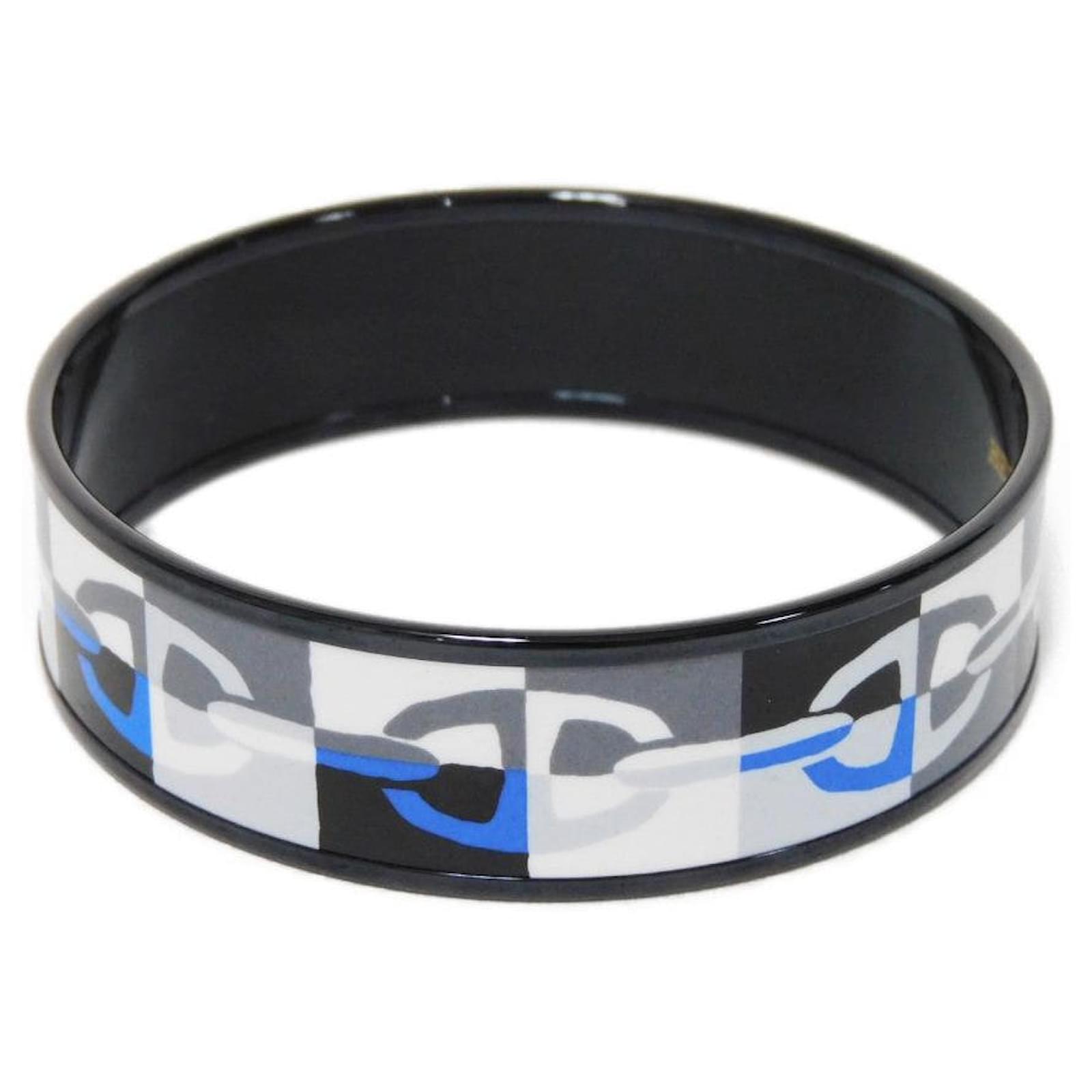 Hermès Hermes Email GM Bangle Multiple colors Enamel ref.2481071 - Joli ...