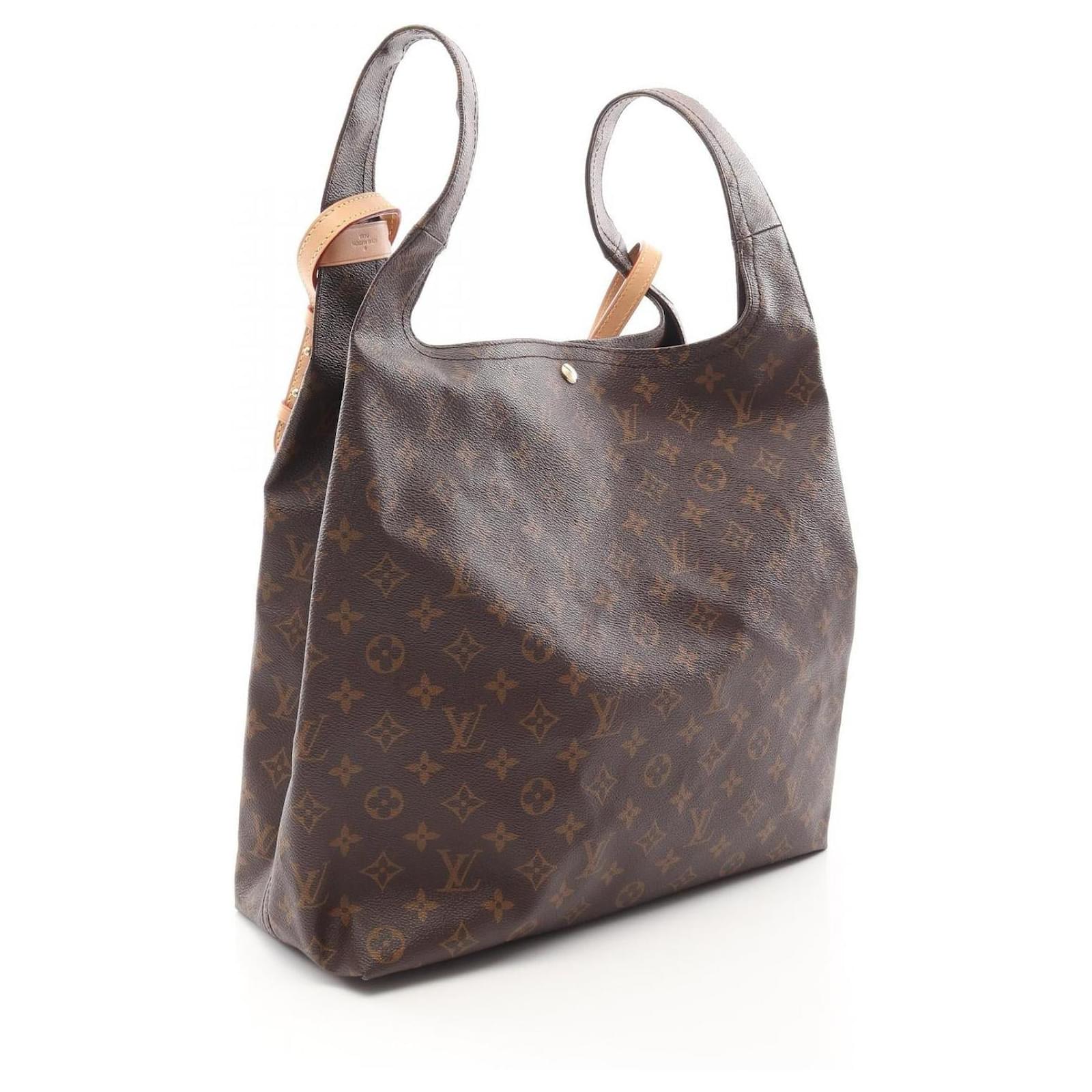 Louis Vuitton Atlantis GM Monogram 2way bag Brown Leather Cloth ref ...