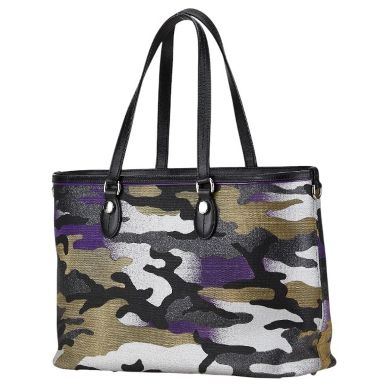 Christian Dior Anselm Lyle Camouflage Tote Bag Black Multiple colors ...
