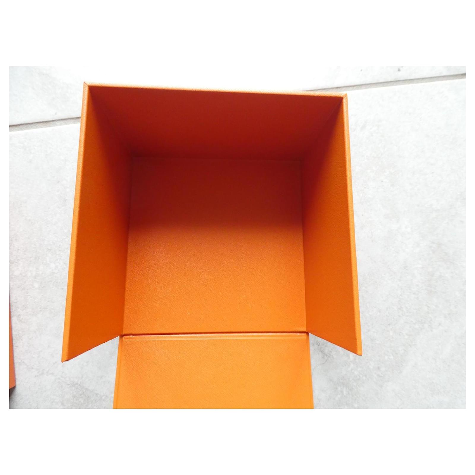Hermès watch box Orange Leather ref.2503955 - Joli Closet