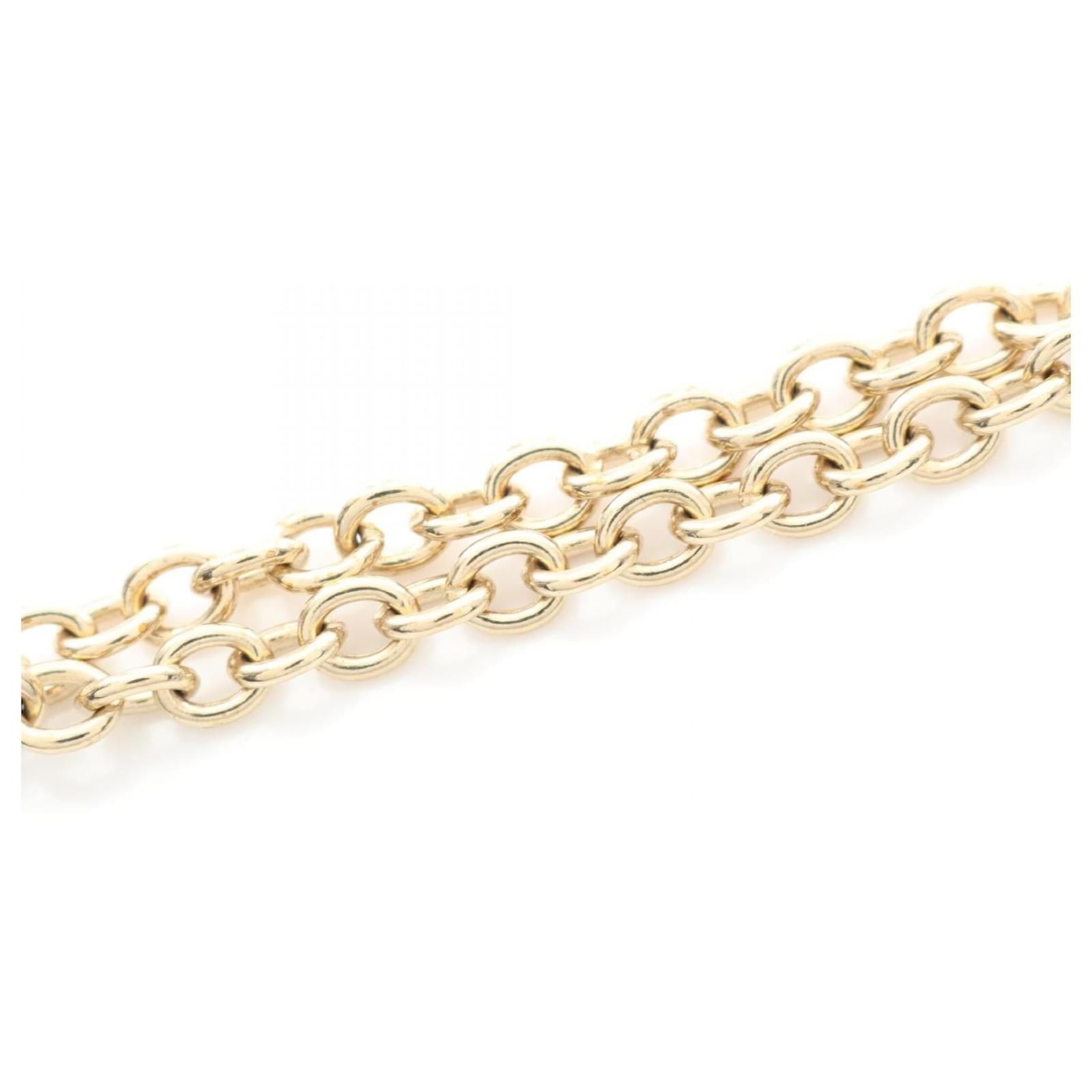 Classique Collier Coco Mark de Chanel Métal Doré Métallisé ref.2510784 ...