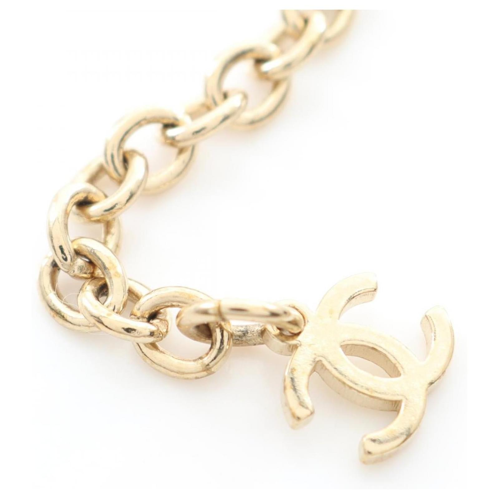 Classique Collier Coco Mark de Chanel Métal Doré Métallisé ref.2510784 ...