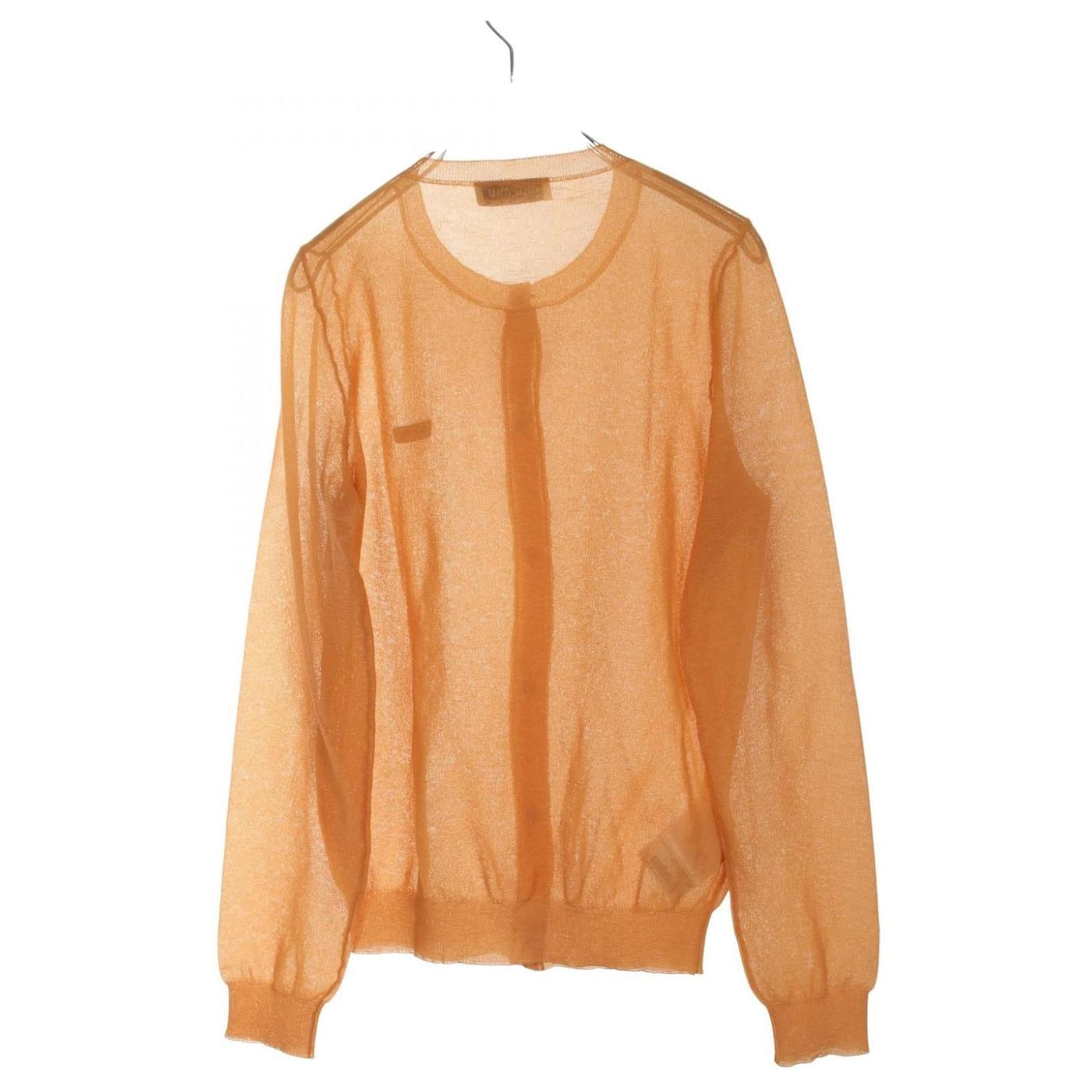 Miu Miu Cardigan Nylon Cardigan Brown ref.2538068 - Joli Closet