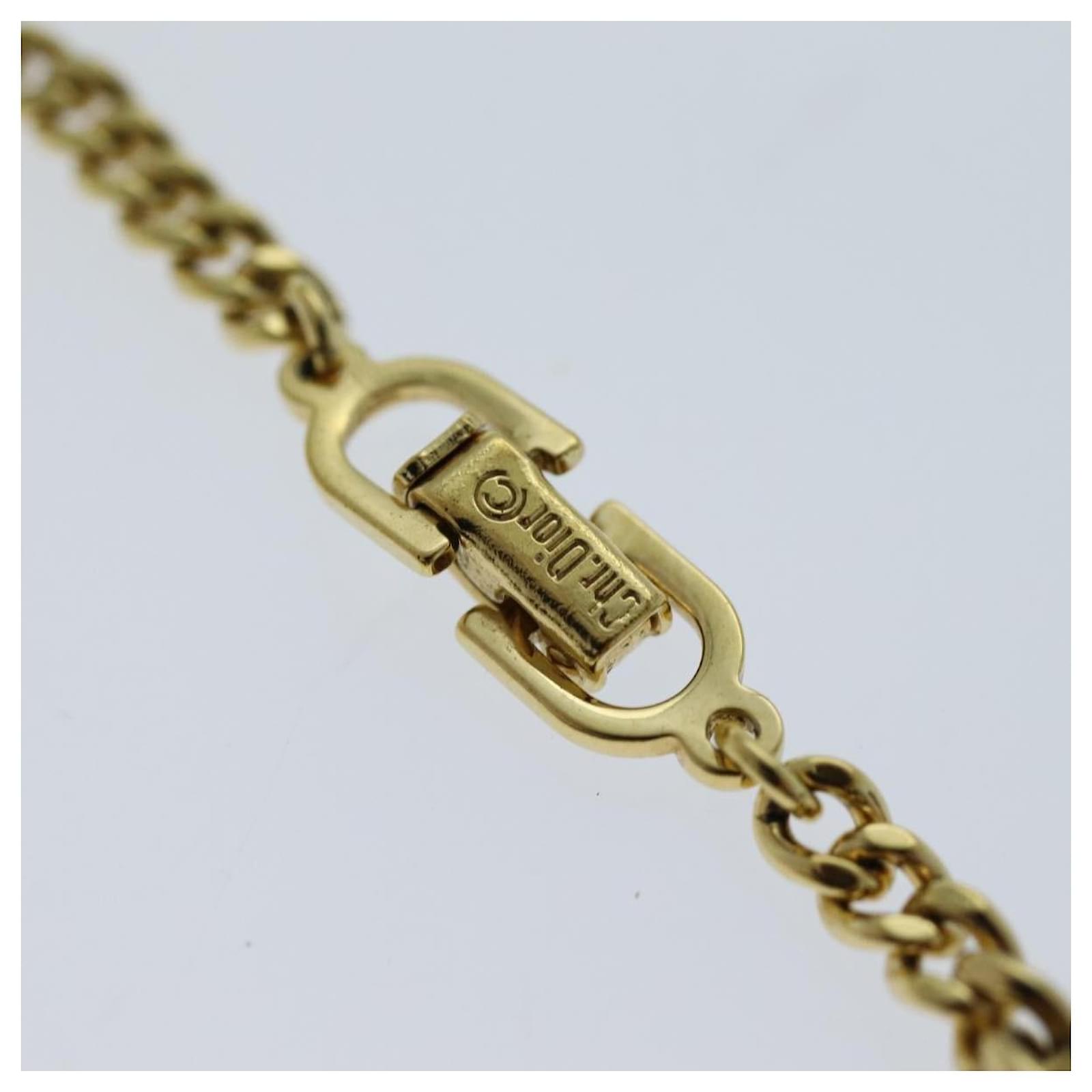 Bracelet en métal avec logo CD Christian Dior Doré ref.2541991 - Joli ...