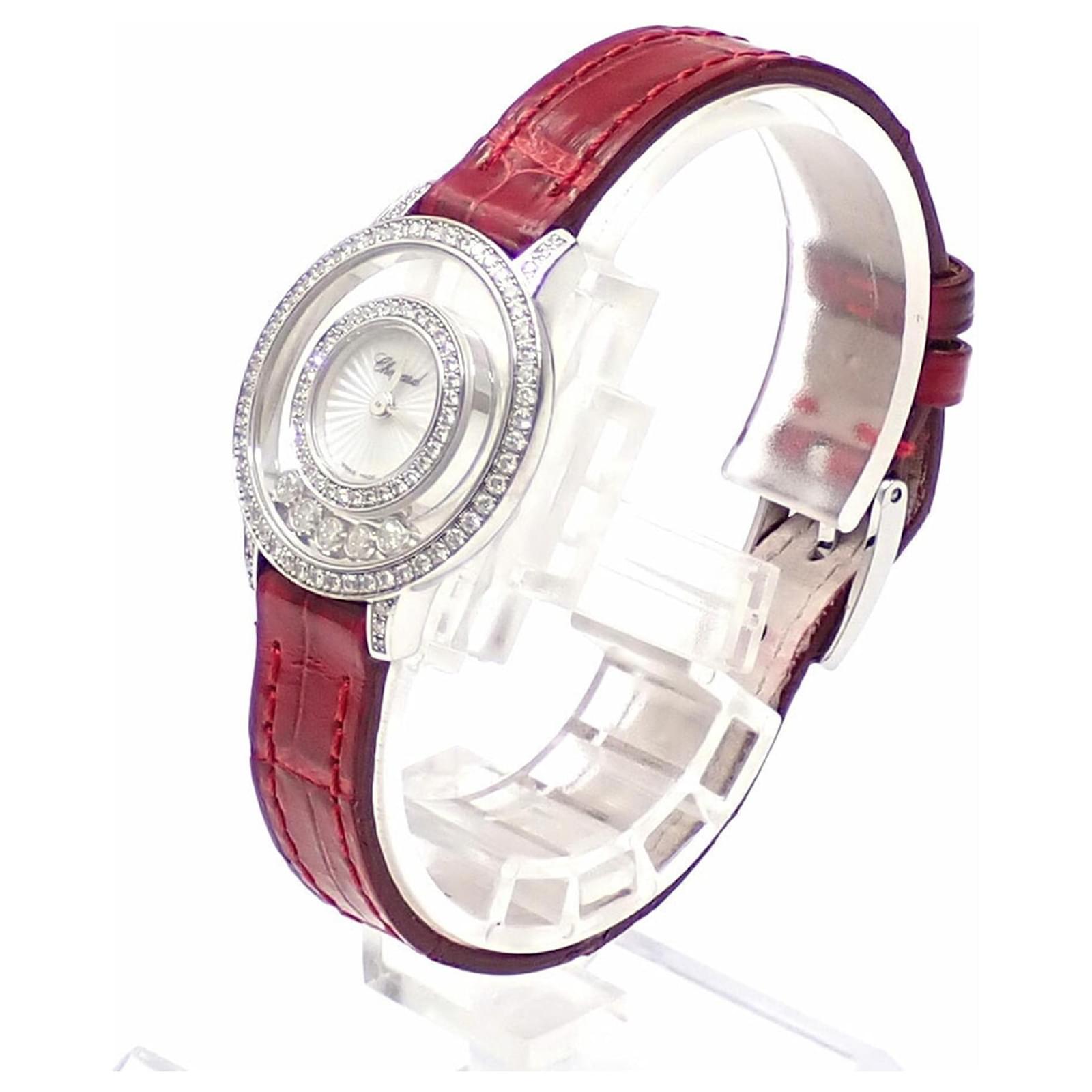 Montre à quartz Chopard Happy Diamonds pour femmes ref.2543599 - Joli ...