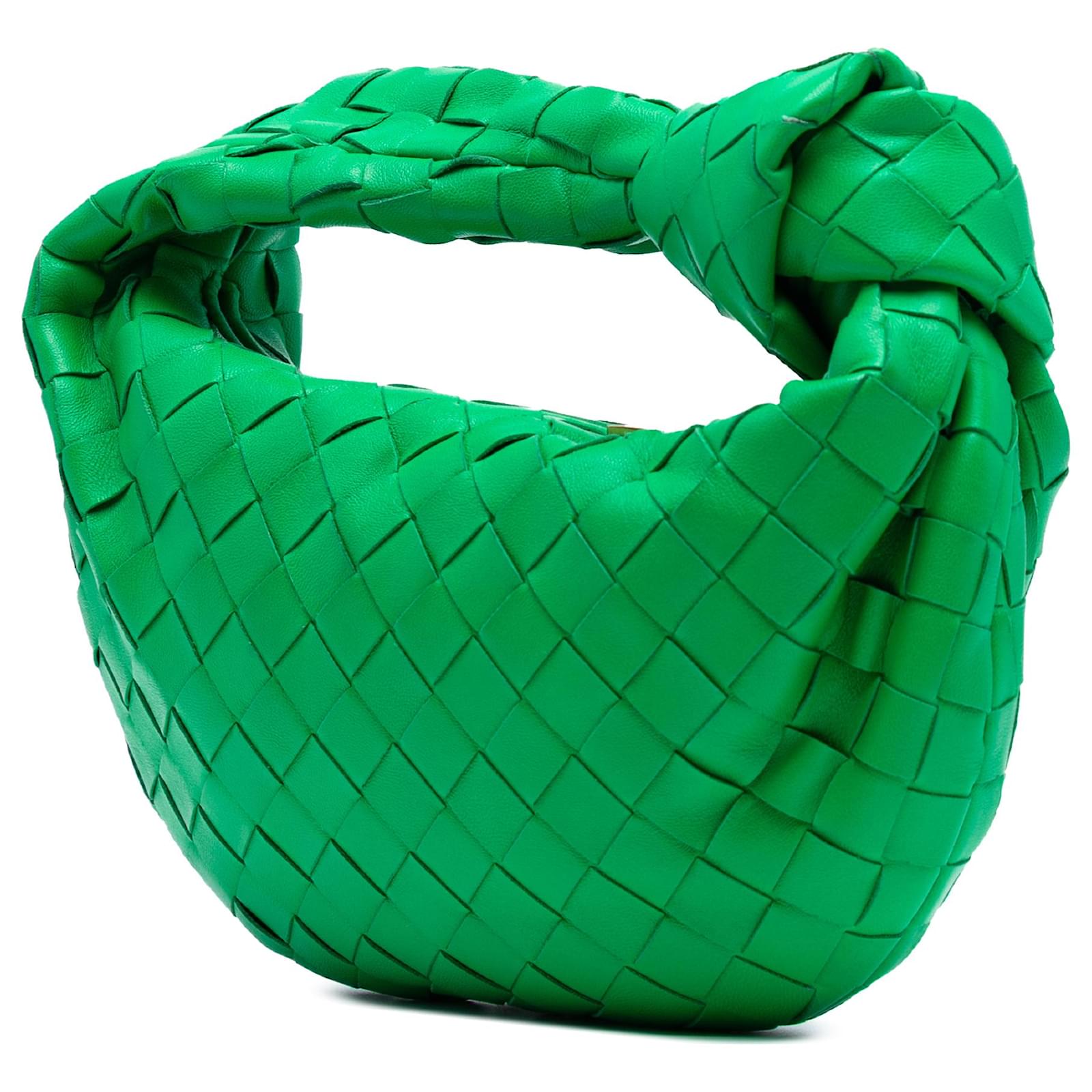 Bottega Veneta Green Mini Nappa Intrecciato Jodie Leather ref.2543930 ...