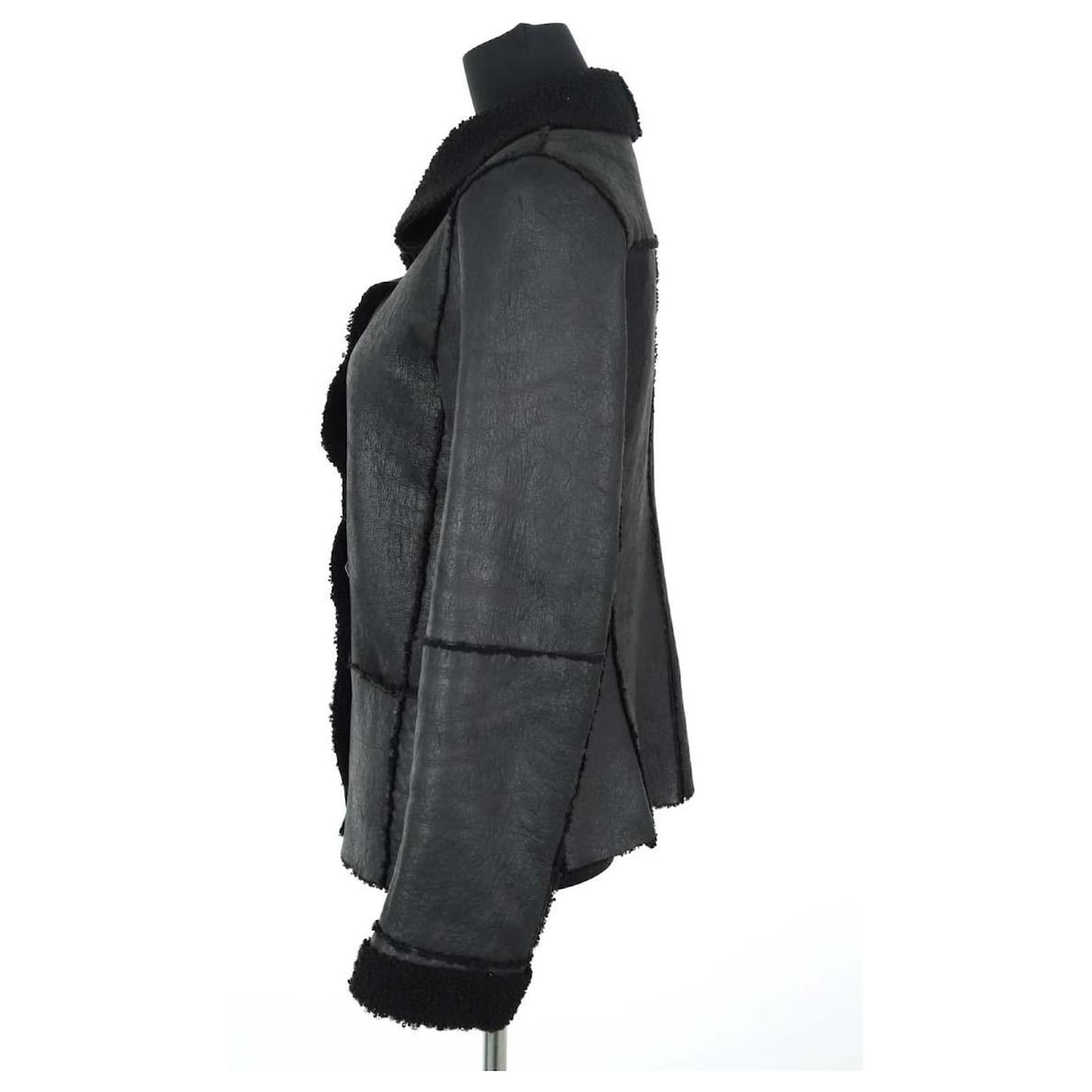 Nina Ricci Black leather jacket ref.2553211 - Joli Closet