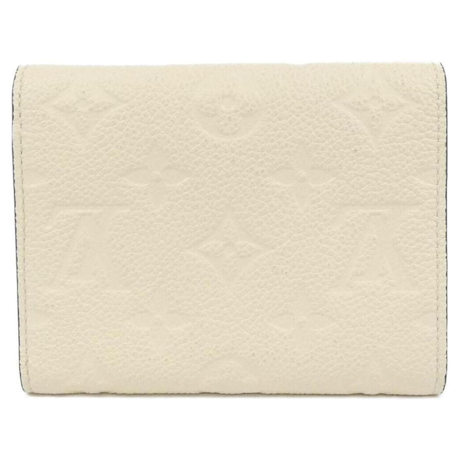 Louis Vuitton Monogram Empreinte Portefeuille Victorine Wallet Cream ...