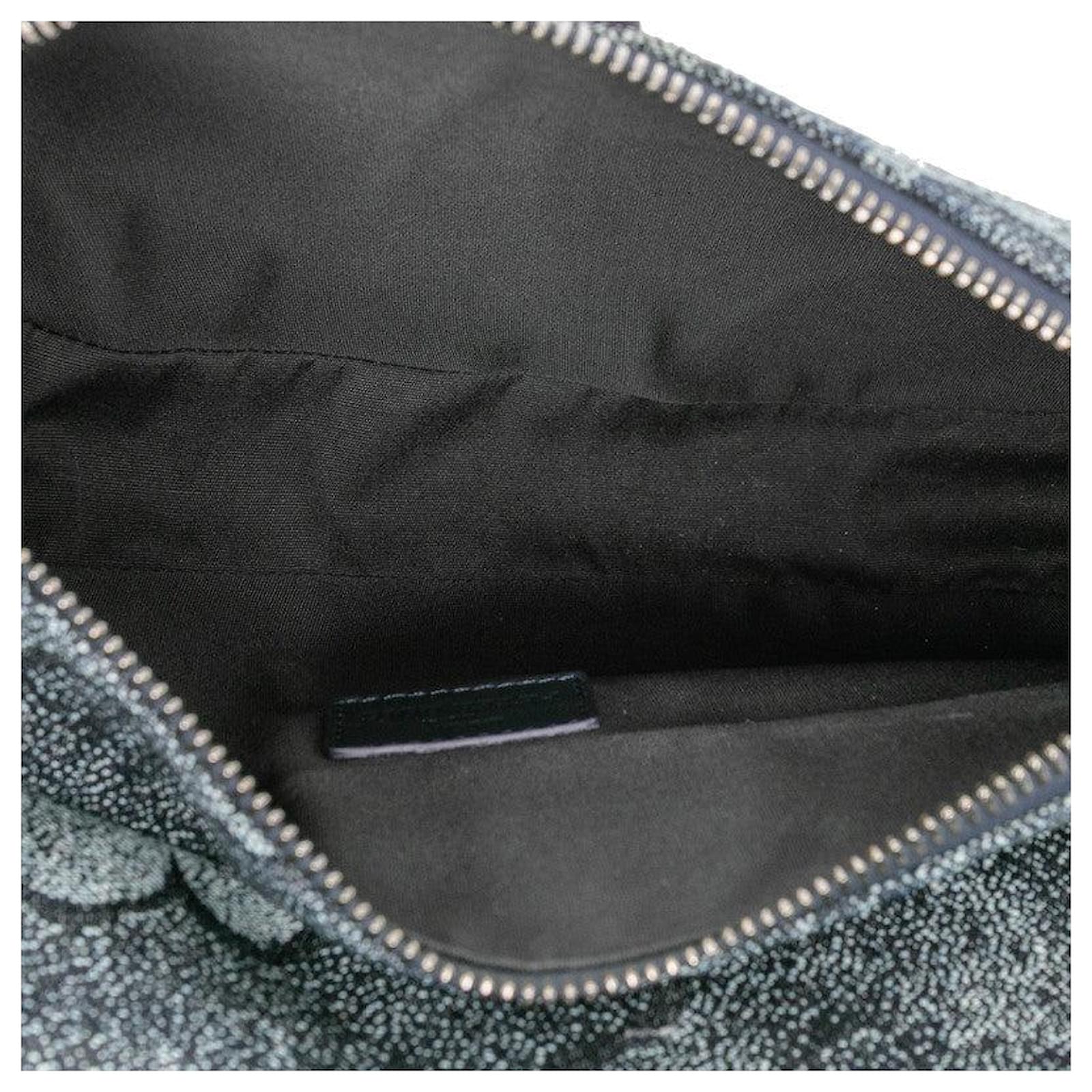 Christian Dior Dior Saddle ×Peter Doig Denim Leather Shoulder Bag Blue ...