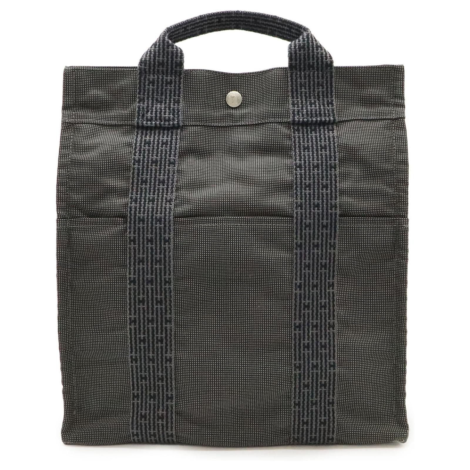 Hermès HERMES Air Line Sac Ado MM Backpack Shoulder Bag Brown Cloth ref ...