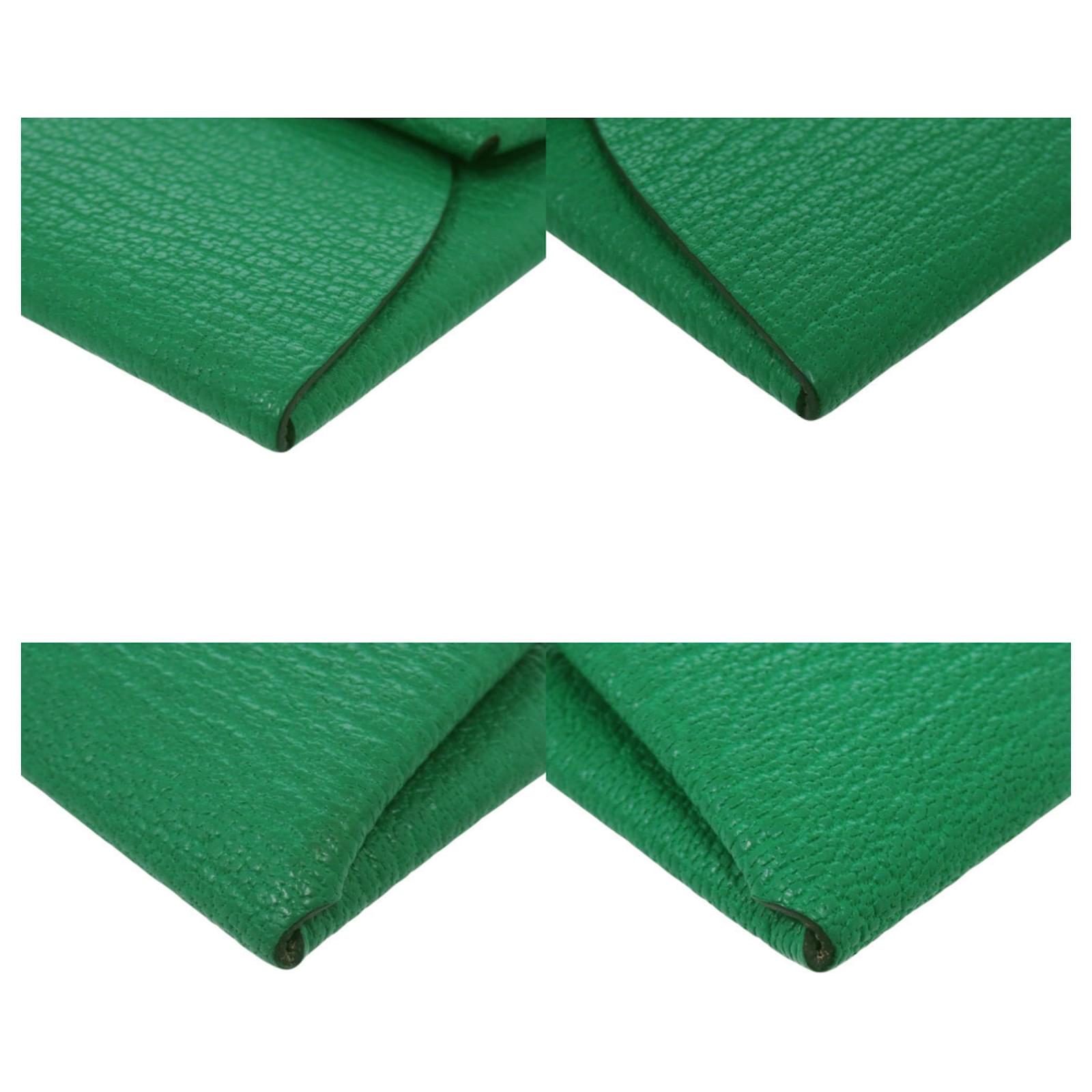 Hermès Bastia Coin Purse in Chevre Mysore Leather Diamond ref.2623379 ...