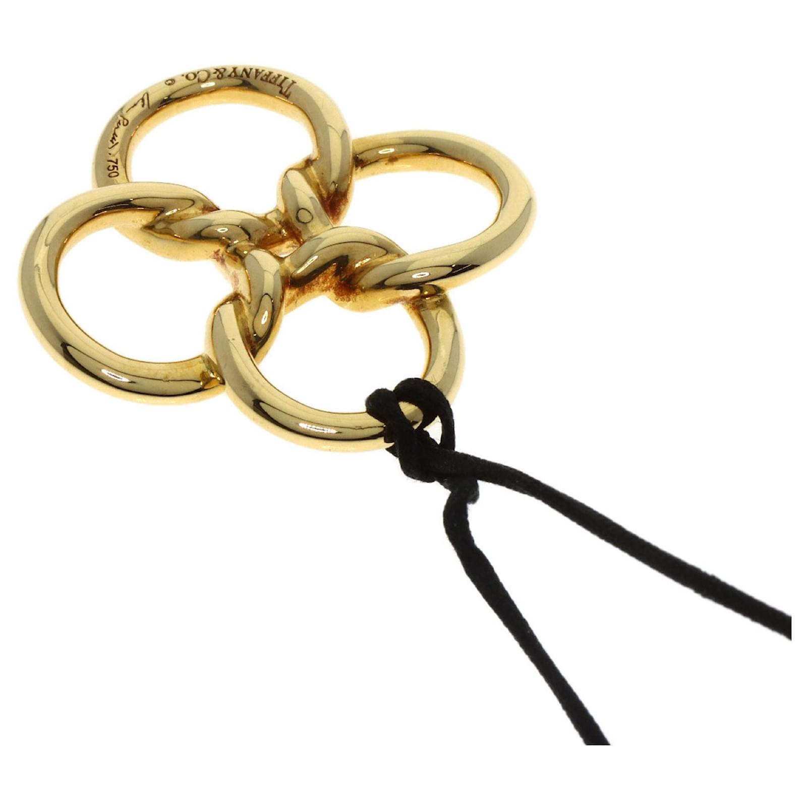 Tiffany & Co Tiffany Quadrifoglio Clover Necklace in 18K Yellow Gold ...