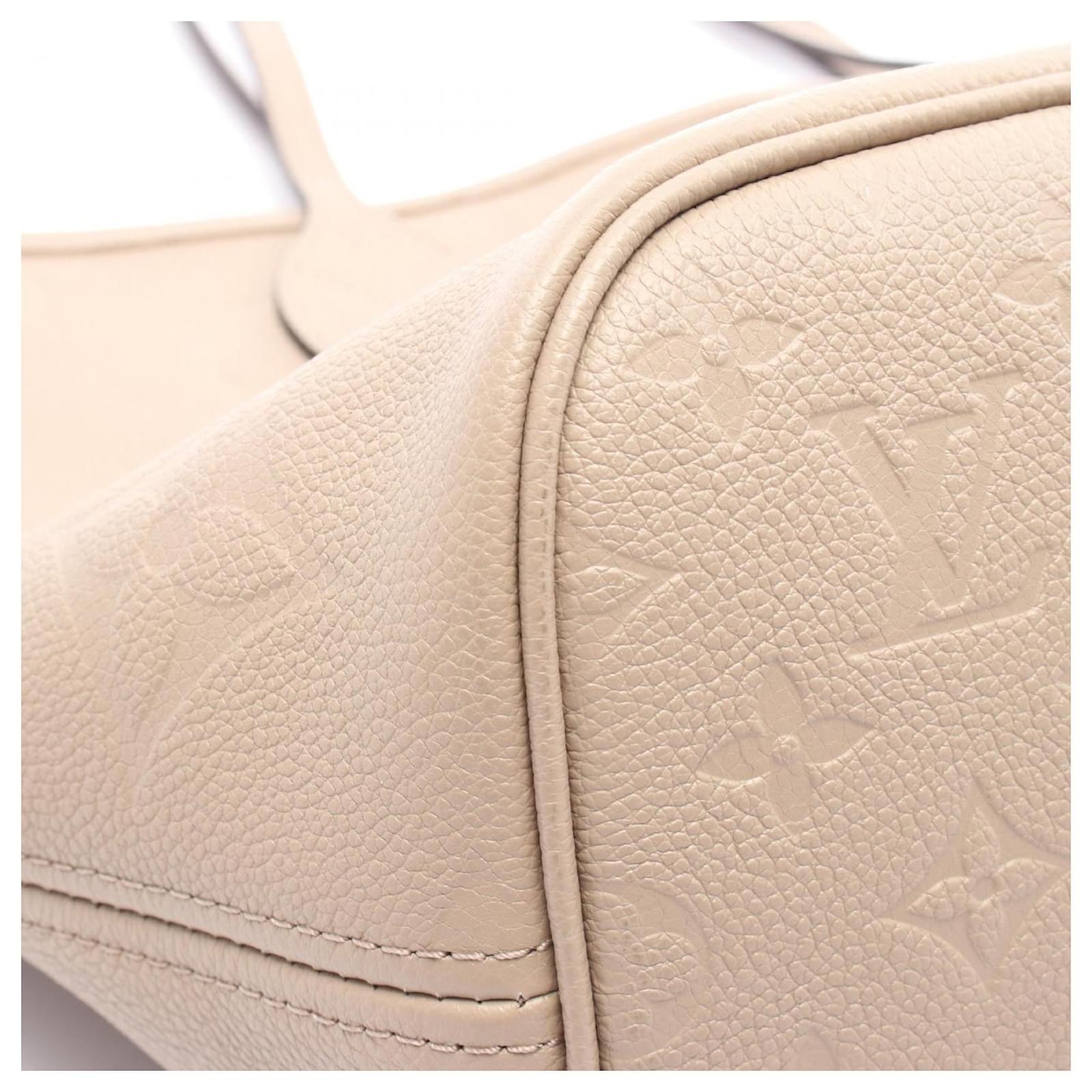 Louis Vuitton Neverfull MM Monogram Empreinte Tote Bag Brown Beige ref ...