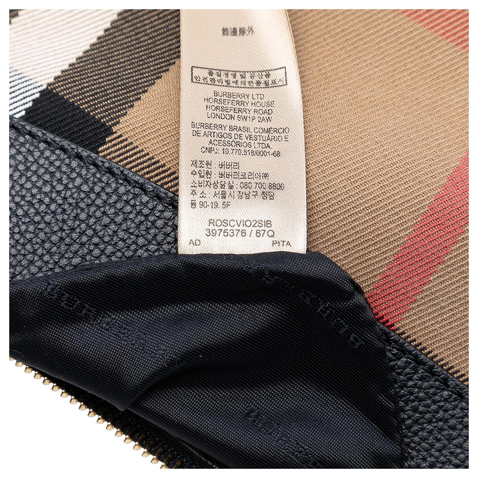 Burberry Brown Mega Check Canvas Peyton Crossbody Light brown Cloth ...