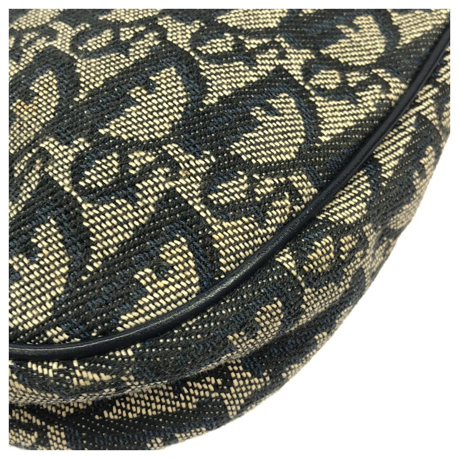 Christian Dior SLO44012 Shoulder Bag Blue Cloth ref.2727378 - Joli Closet