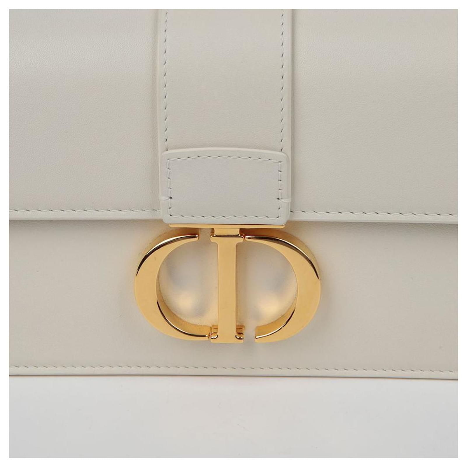 Dior Mountain East West Chain Shoulder Bag White Leather ref.2729254 ...