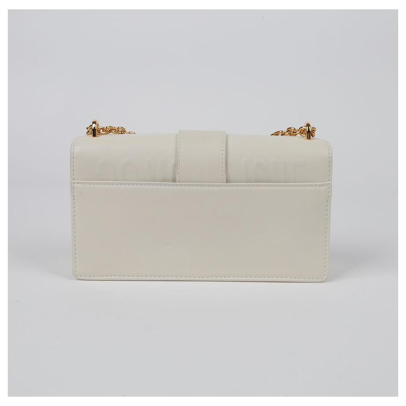 Dior Mountain East West Chain Shoulder Bag White Leather ref.2729254 ...
