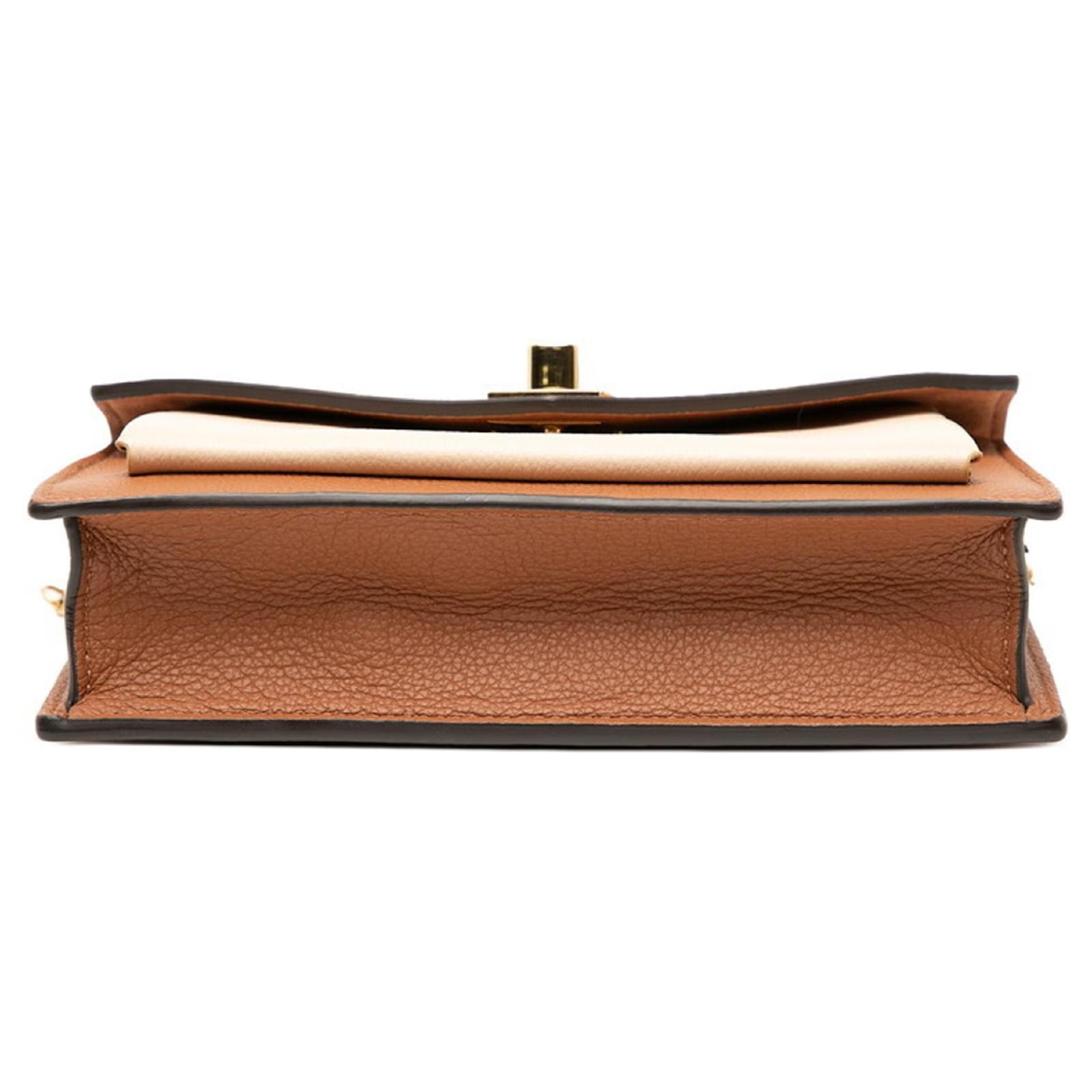 Louis Vuitton My Lock Me Shoulder Bag Brown White Leather ref.2729929 ...