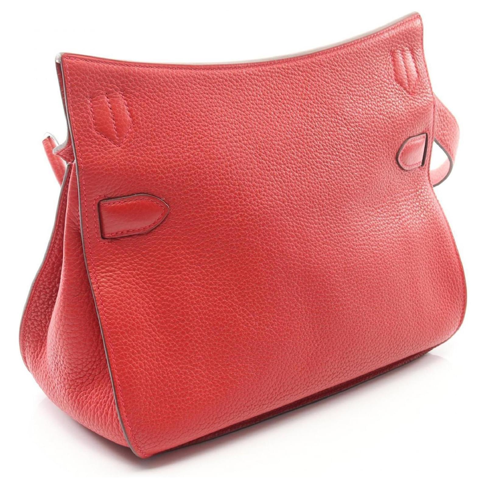 Hermès Gypsière 31 Shoulder Bag in Red Taurillon Clemence Leather (Sold ...