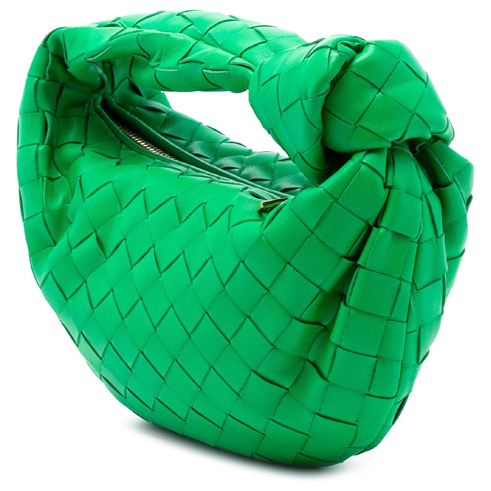 Bottega Veneta Green Mini Nappa Intrecciato Jodie Leather ref.2733255 ...