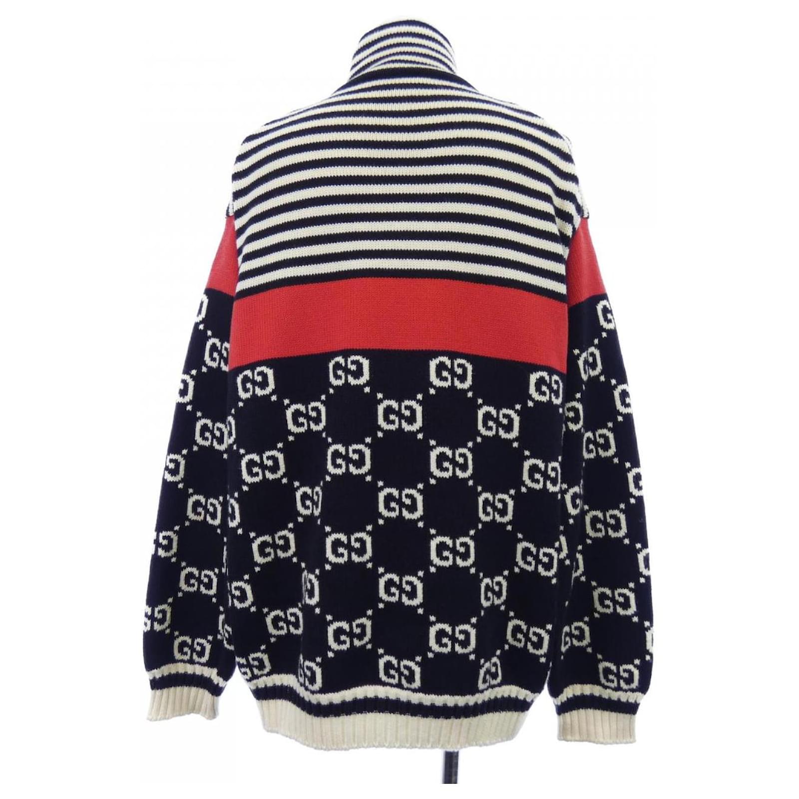 Blouson Gucci 545701-XKABP Noir Blanc Rouge ref.2747296 - Joli Closet