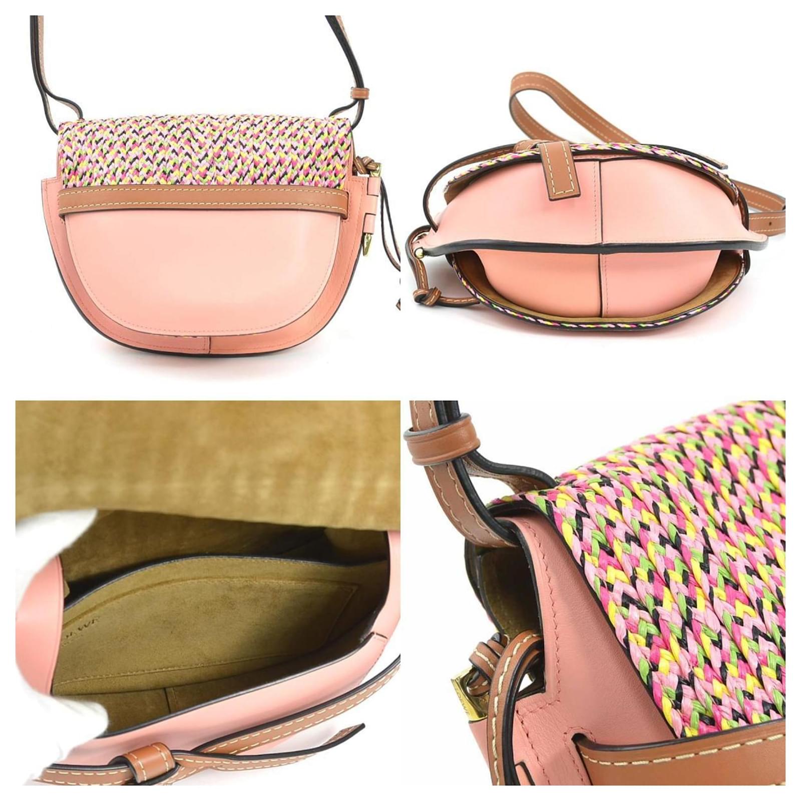 Loewe Gate Small Shoulder Bag Pink Multiple colors Leather ref.2759708 ...