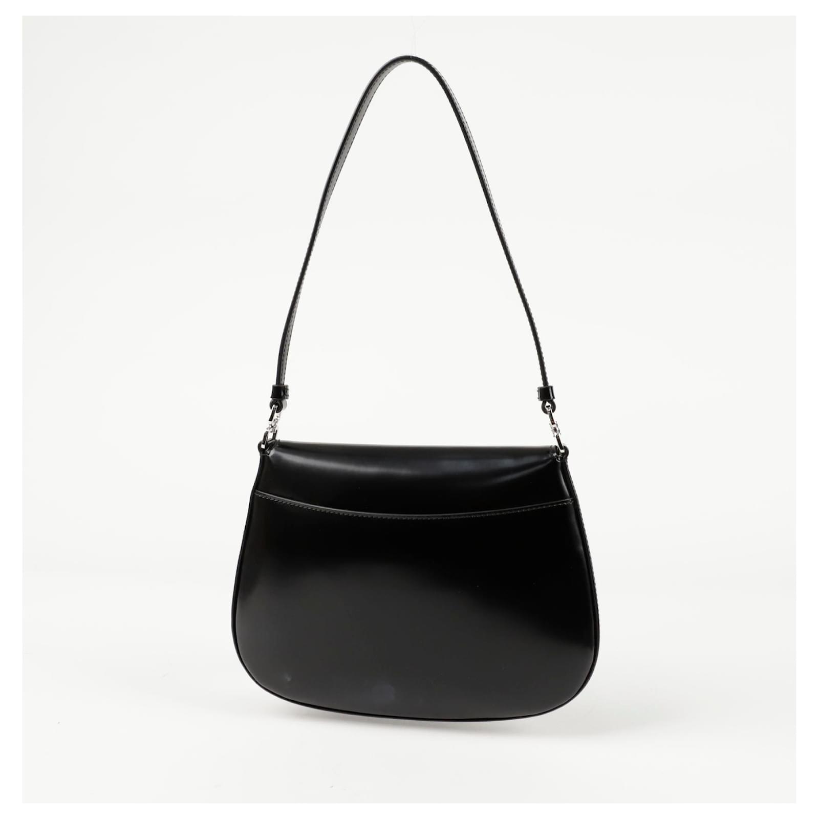 Prada Cleopatra Flap Shoulder Bag Black Leather ref.2762719 - Joli Closet