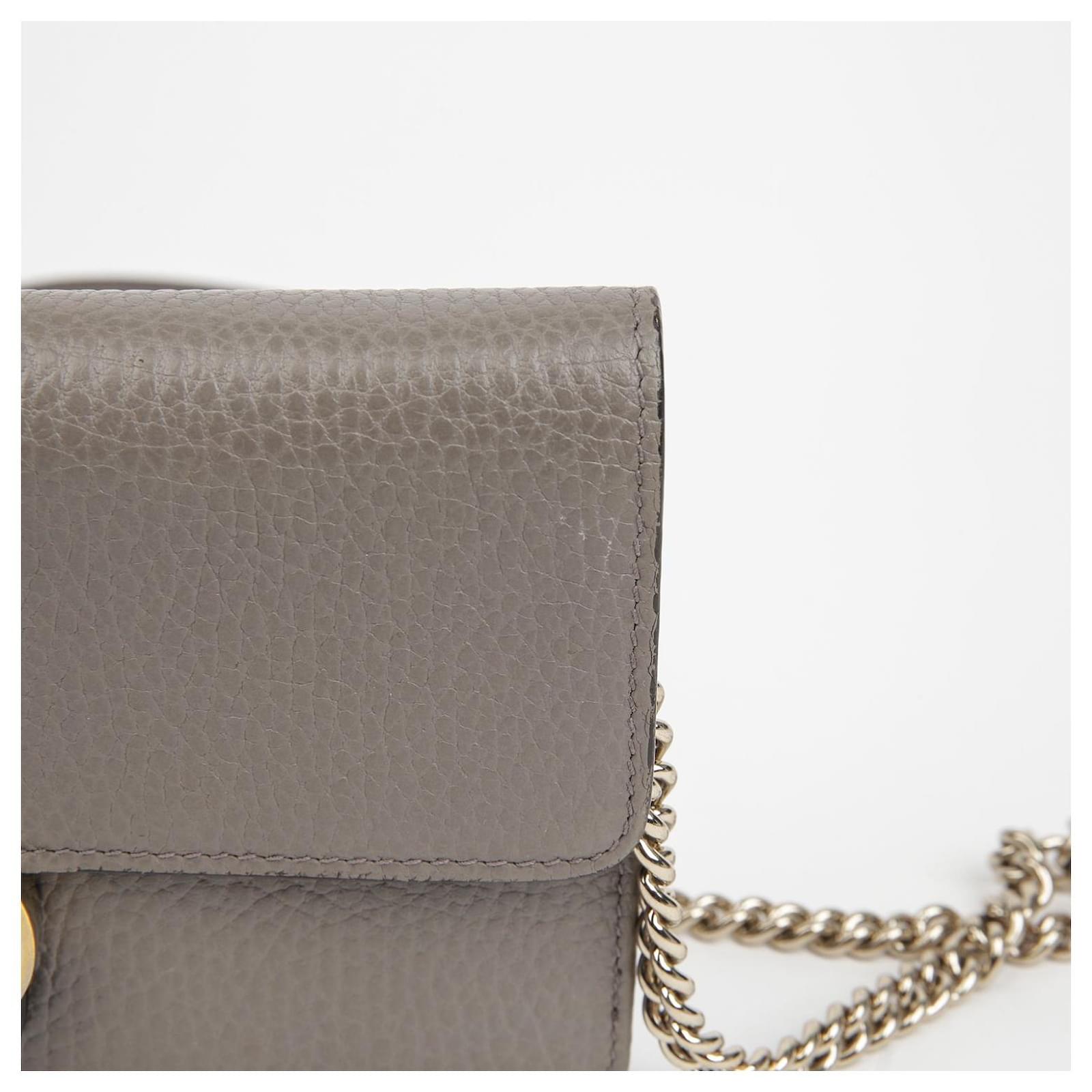 Gucci Interlocking Mini WOC Crossbody Bag Brown Leather ref.2762734 ...