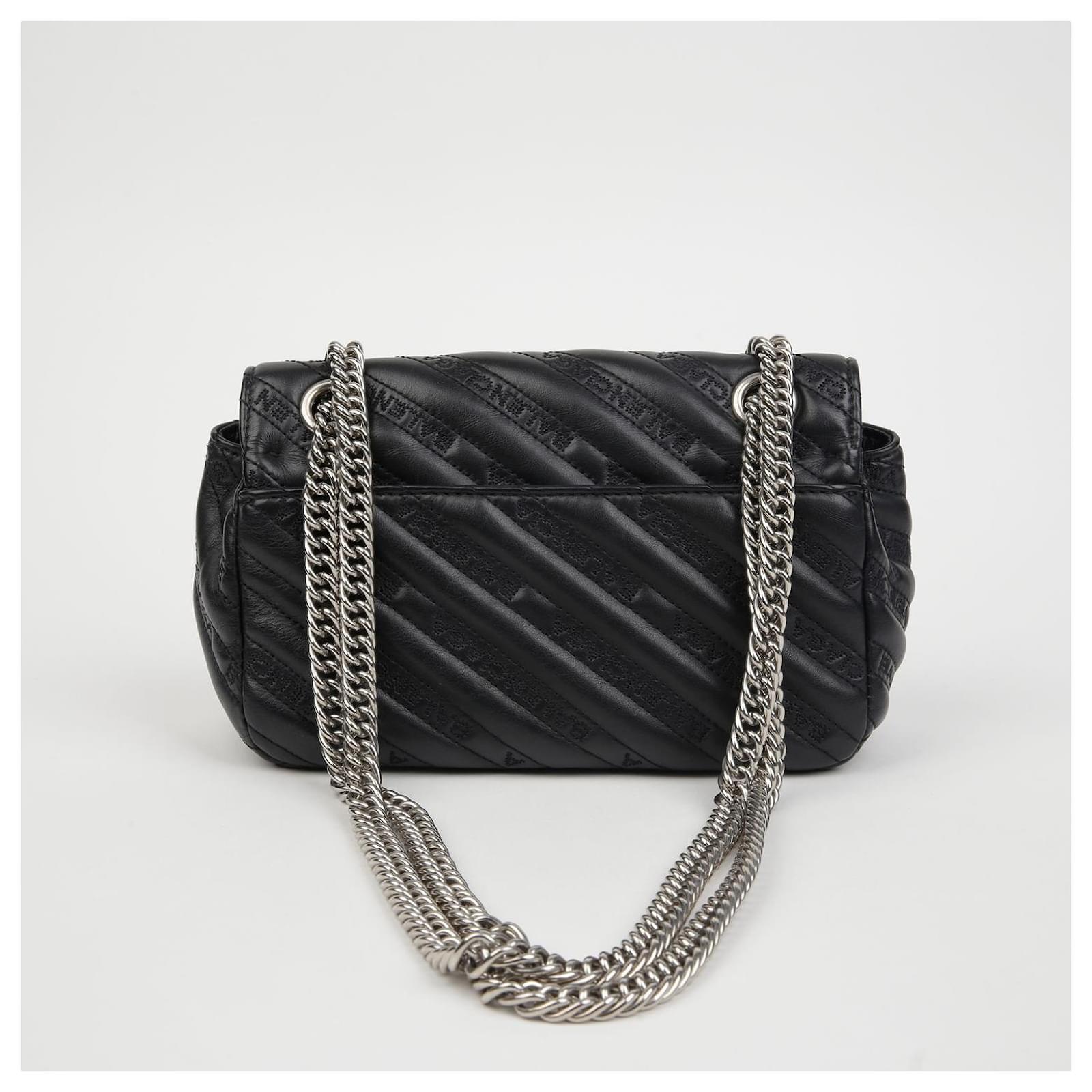 Balenciaga Rock Round Shoulder Crossbody Bag Black Leather ref.2762897 ...